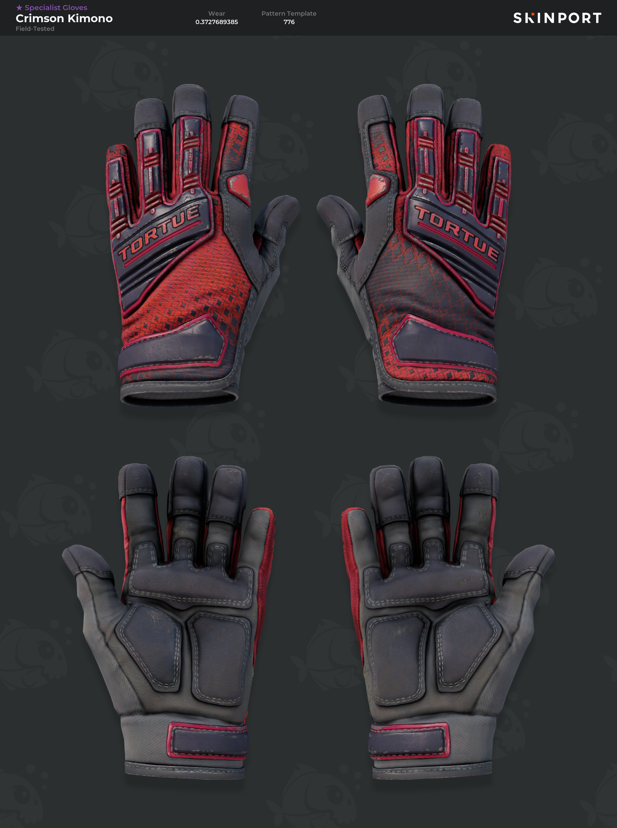 Specialisthandsker (★) | Crimson Kimono (Afprøvet i marken) - Counter ...