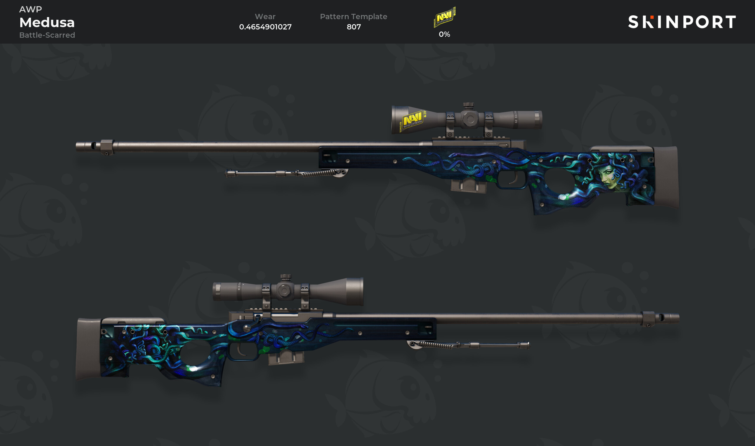 AWP | Medusa (Battle-Scarred) - Counter-Strike 2 - Skinport