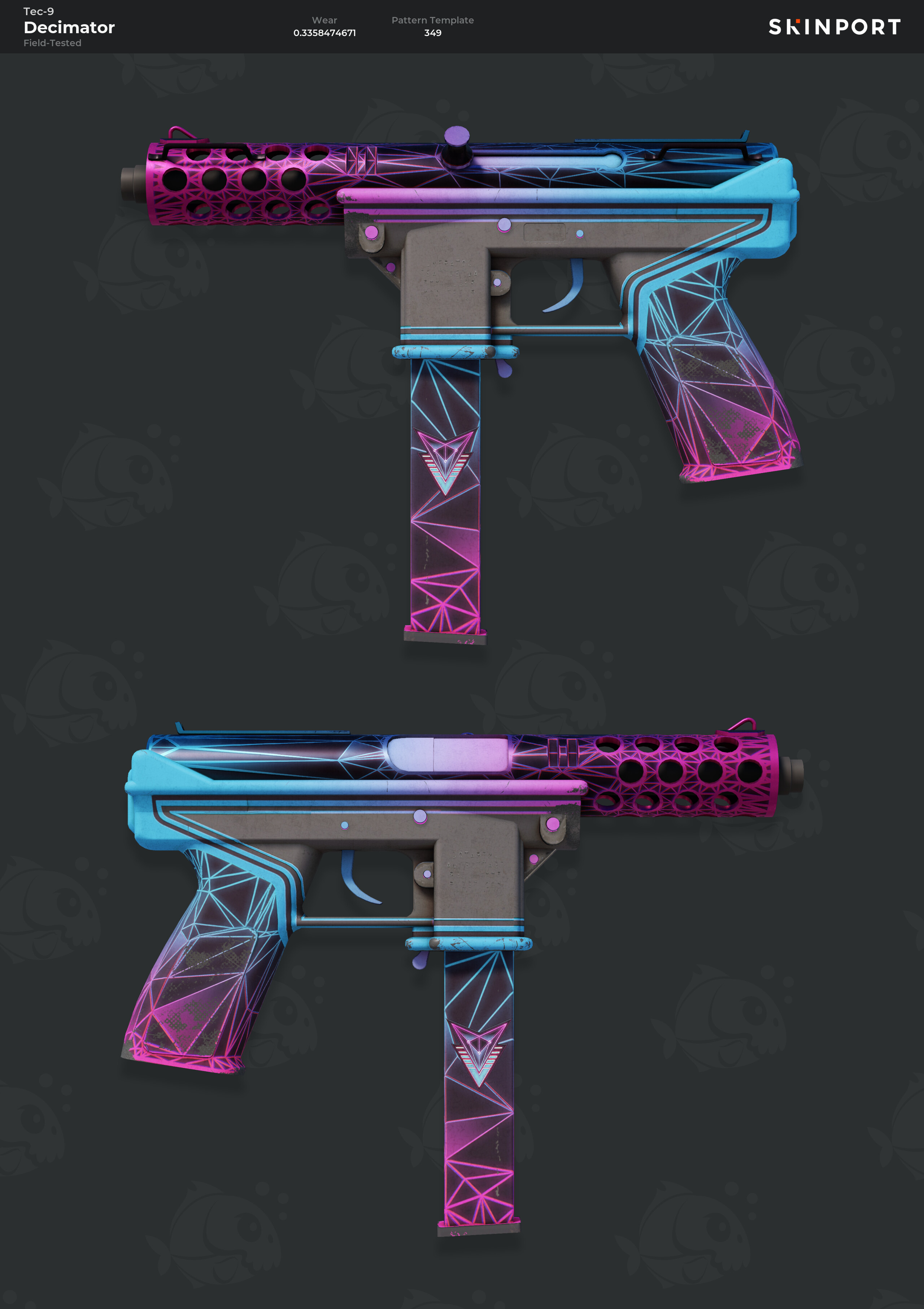 Tec-9 | Decimator (Field-Tested) - Counter-Strike 2 - Skinport