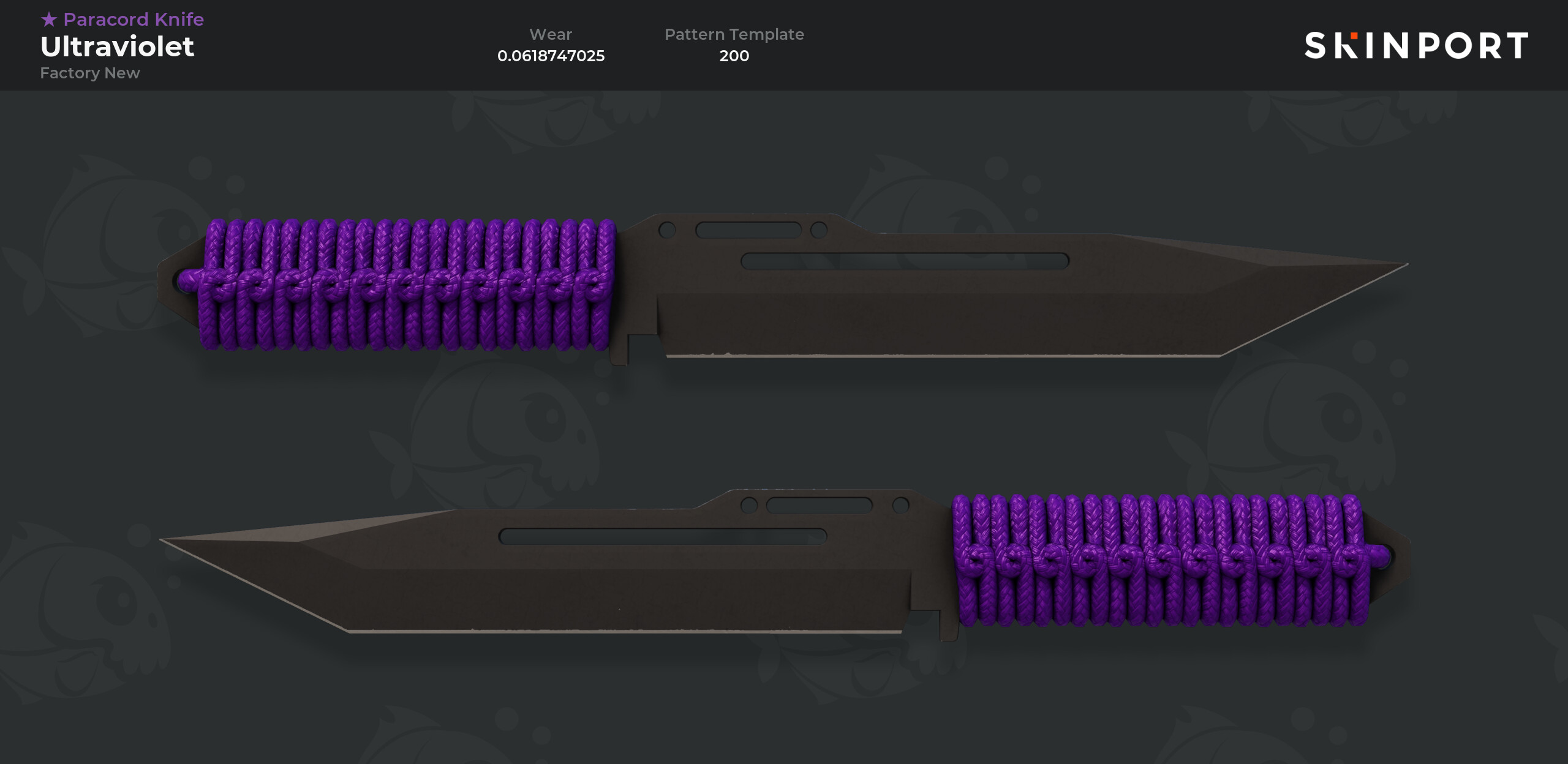 Paracord Knife | Ultraviolet (Factory New) - Counter-Strike 2 - Skinport