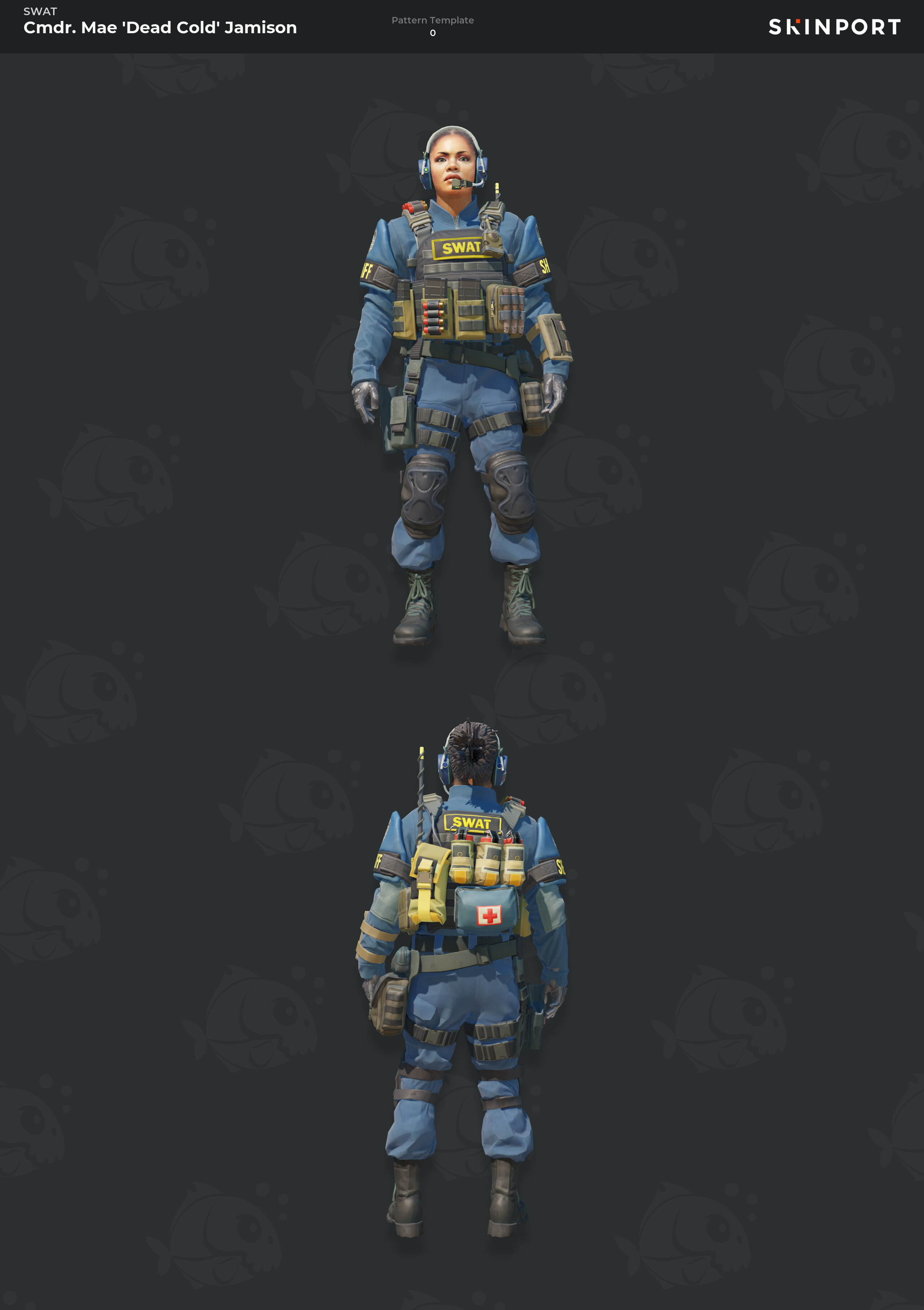 Cmdr. Mae 'Dead Cold' Jamison | SWAT - Counter-Strike 2 - Skinport