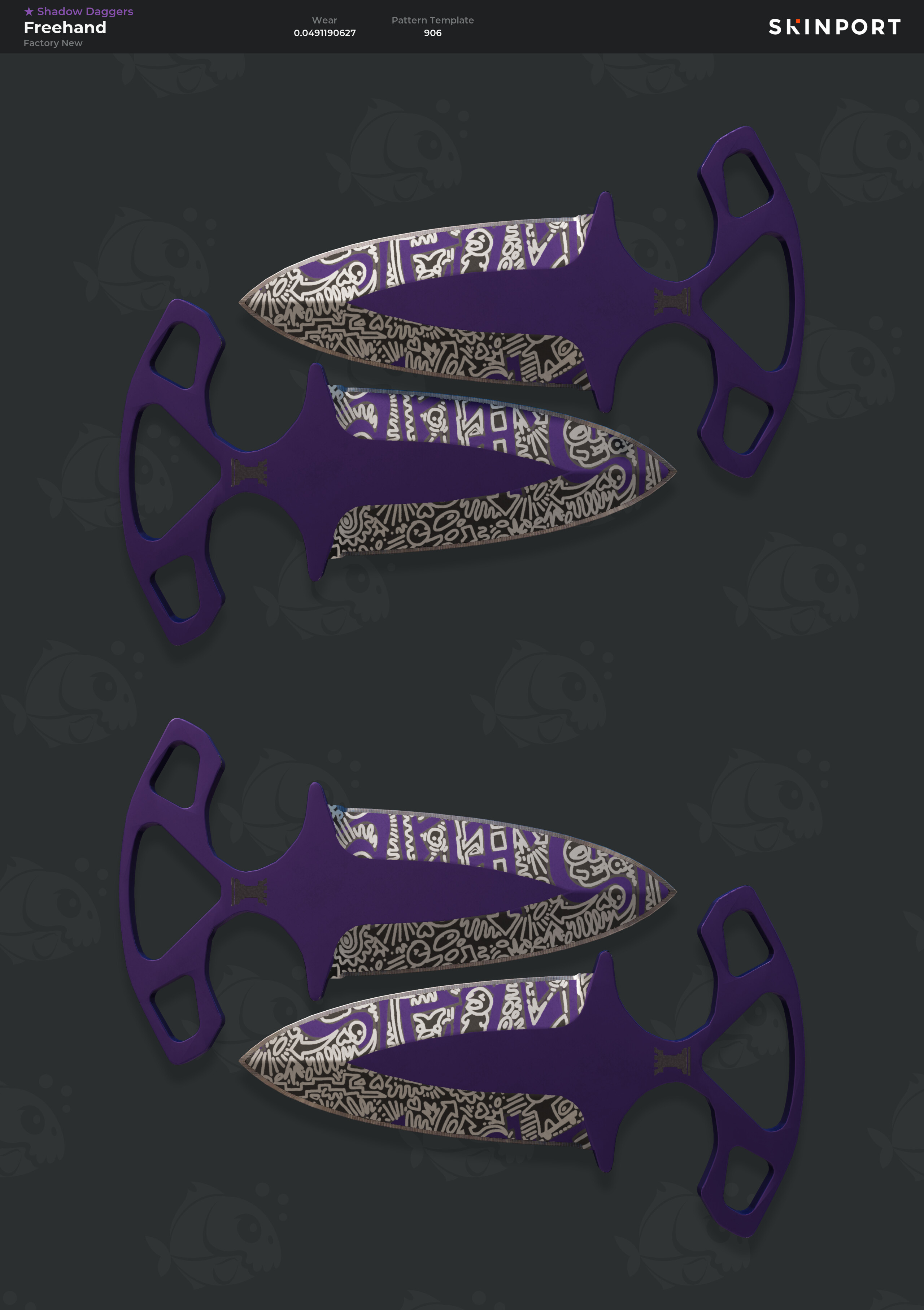 Dagas Sombrías ★ | Mano alzada (Recién fabricado) - Counter-Strike 2 ...