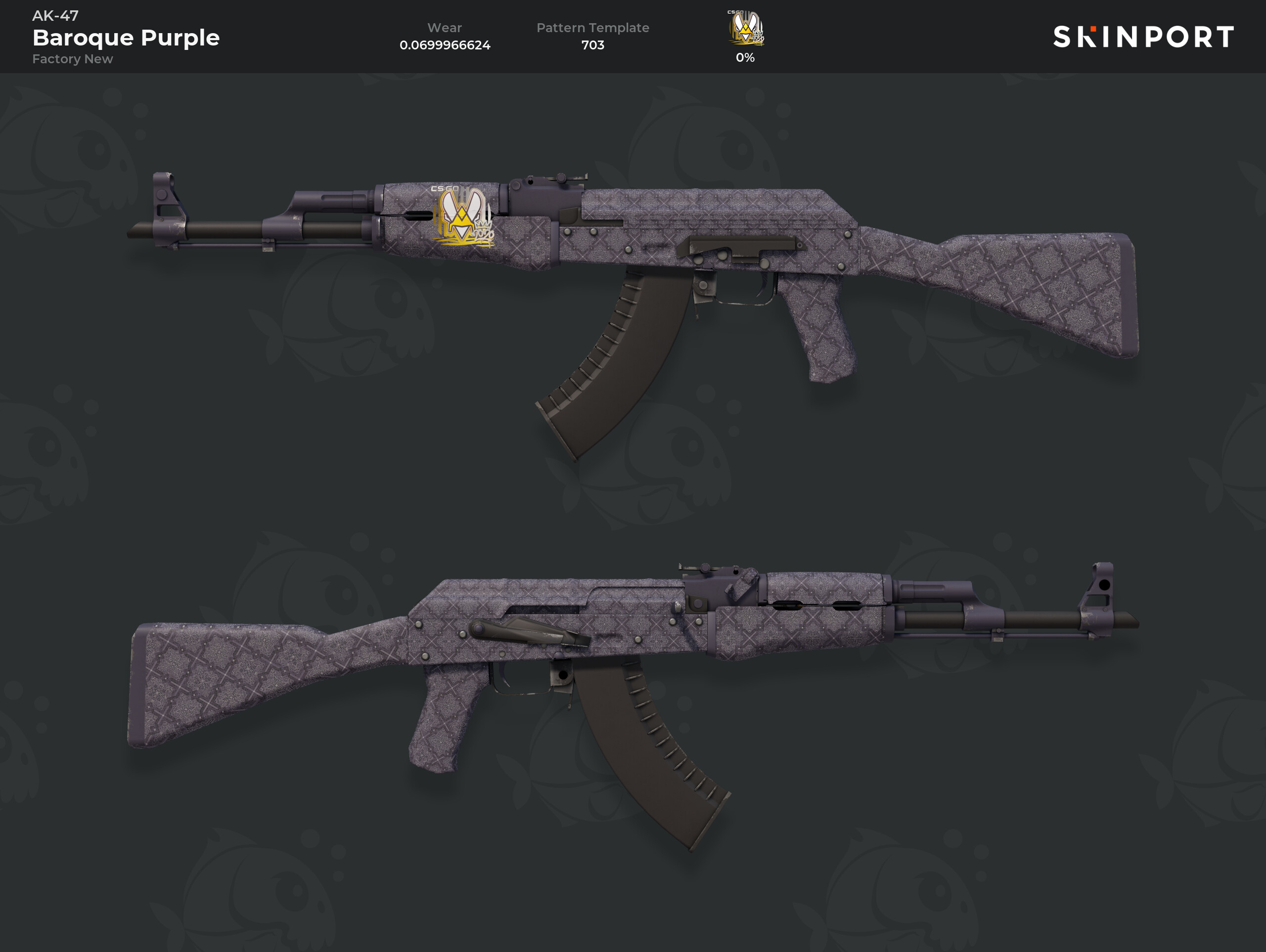 AK-47 | Baroque Purple (Factory New) - Counter-Strike 2 - Skinport