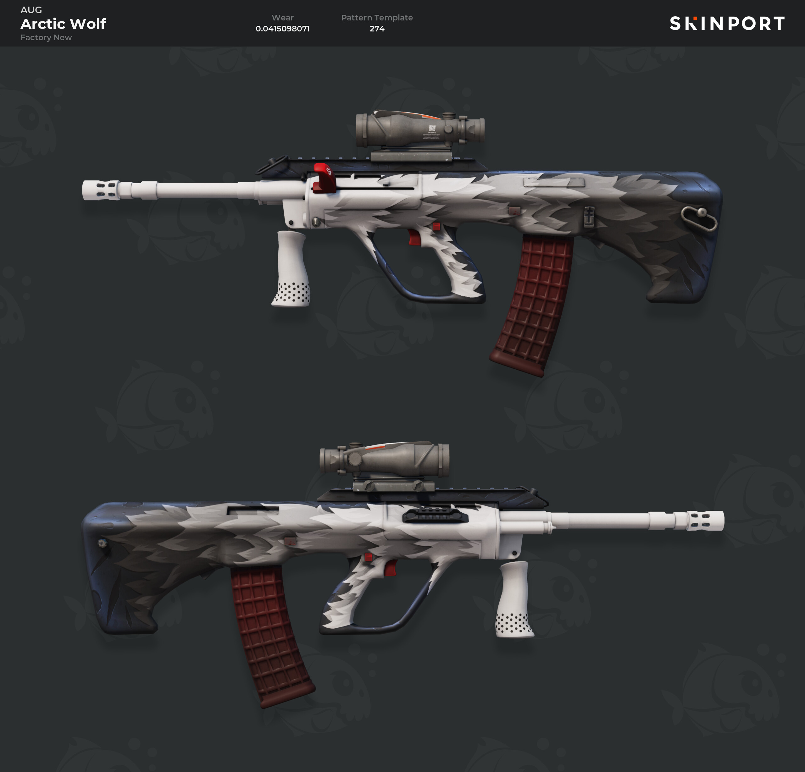 AUG | Arctic Wolf (Factory New) - Counter-Strike 2 - Skinport