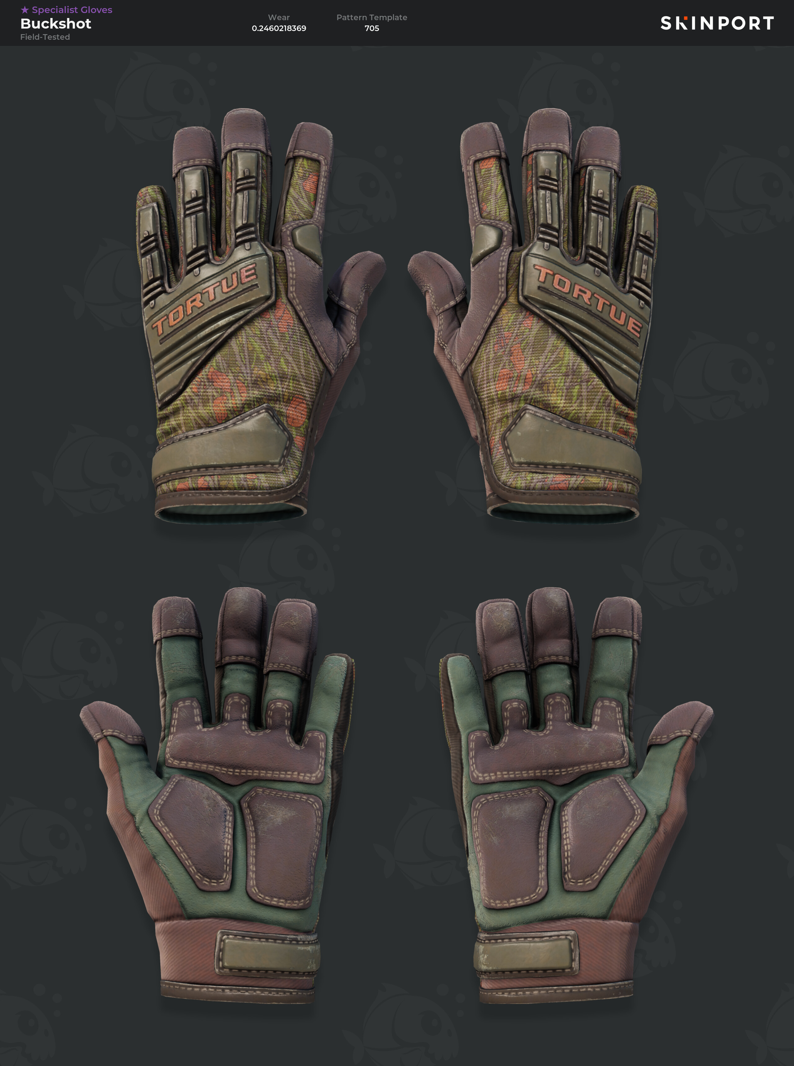 Specialist Gloves | Buckshot (Field-Tested) - Counter-Strike 2 - Skinport