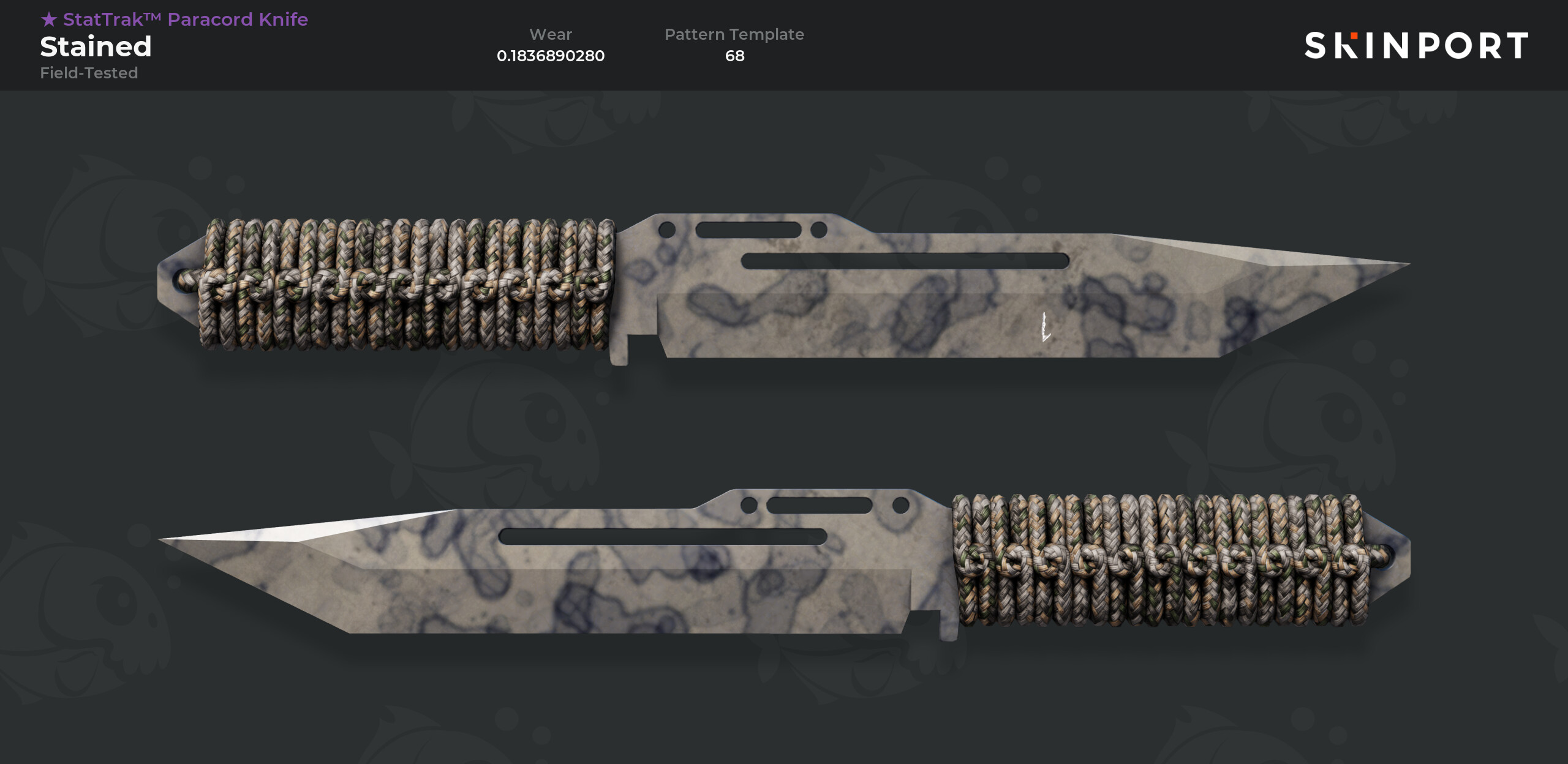 StatTrak™ Paracord Knife | Stained (Field-Tested) - Counter-Strike 2 ...