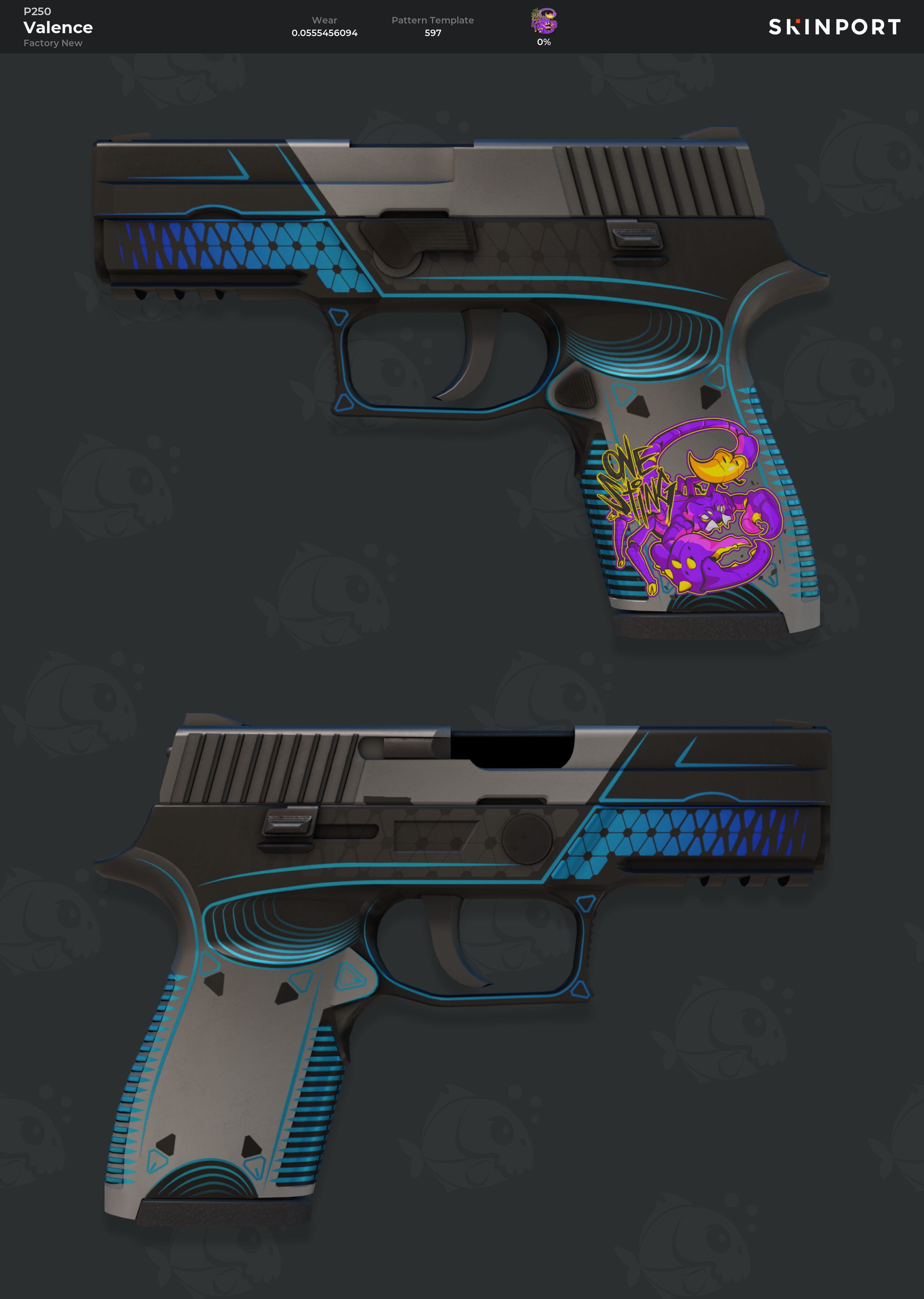 P250 | Valence (Factory New) - Counter-Strike 2 - Skinport