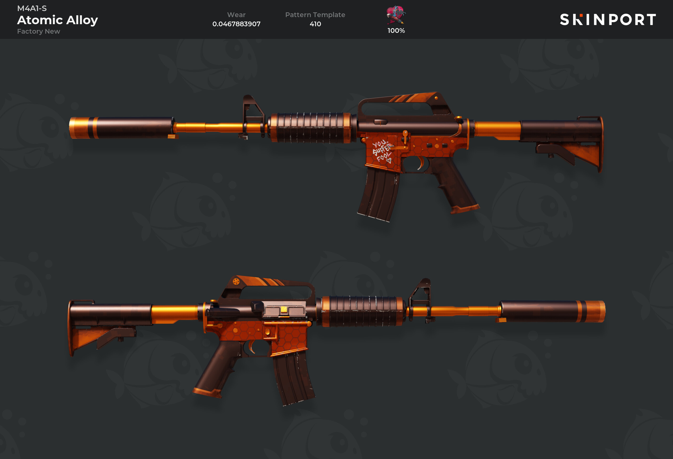 M4A1-S | Atomic Alloy (Factory New) - Counter-Strike 2 - Skinport