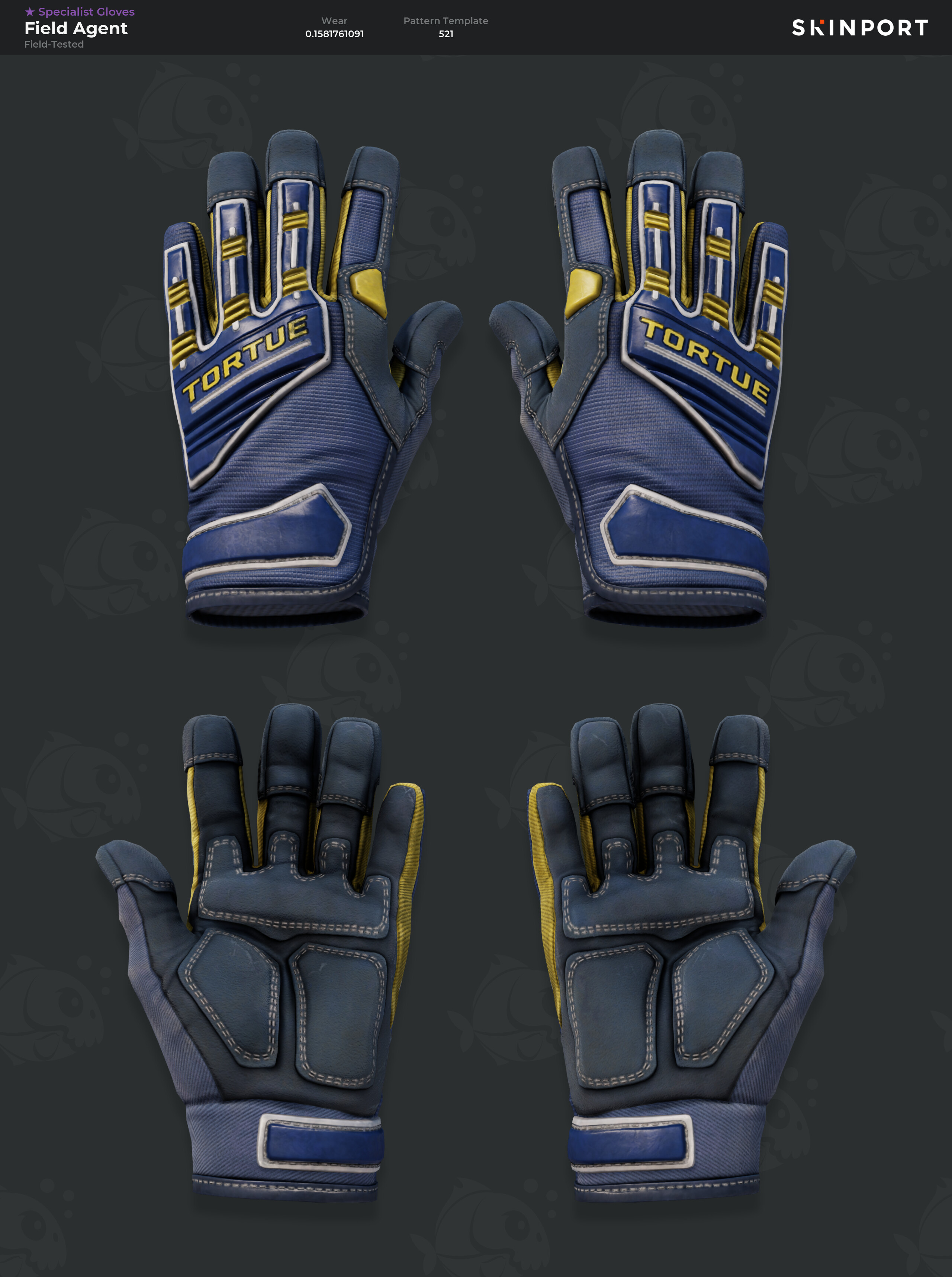 Uzman Eldivenleri | Saha Ajanı (Görevde Kullanılmış) - Counter-Strike 2 ...