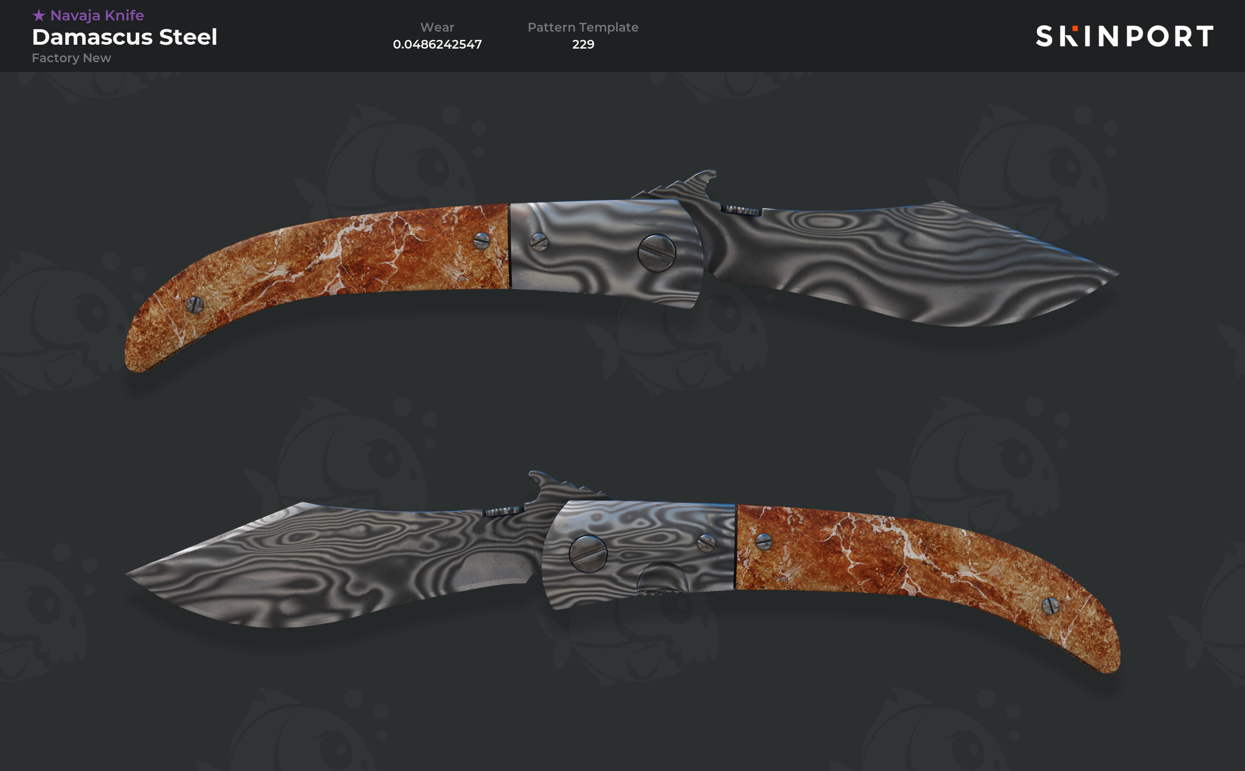Navaja Knife | Damascus Steel (Factory New) - Counter-Strike 2 - Skinport