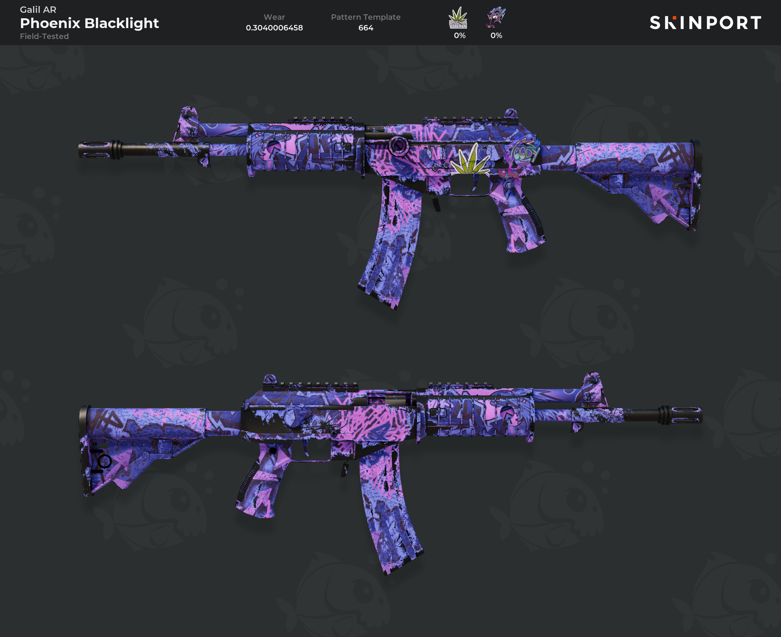 Galil AR | Phoenix Blacklight (Field-Tested) - Counter-Strike 2 - Skinport