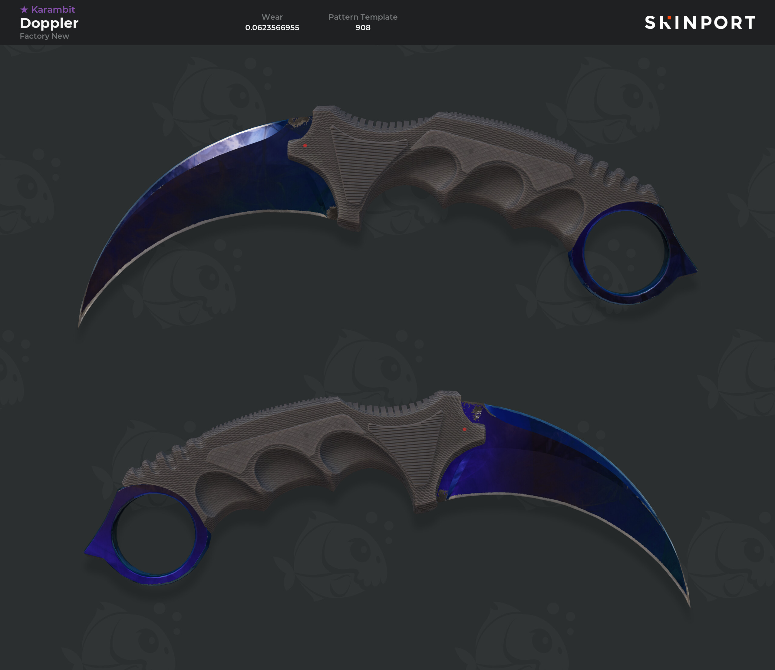 Karambit | Doppler (Factory New) - Counter-Strike 2 - Skinport