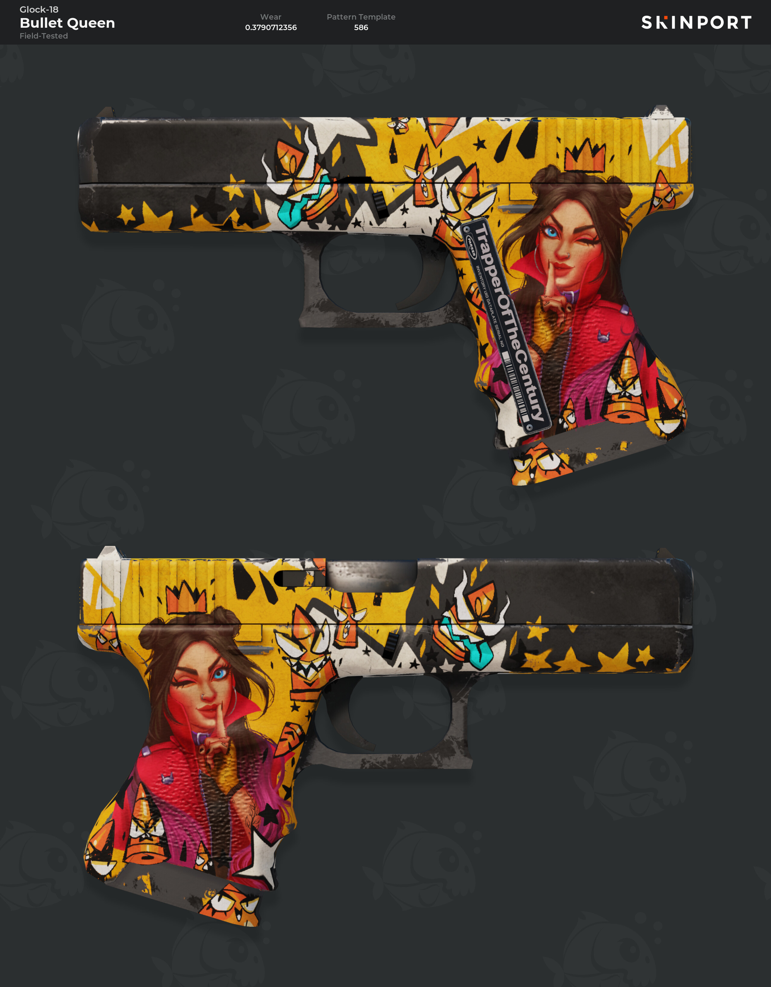 Glock-18 | Bullet Queen (Field-Tested) - Counter-Strike 2 - Skinport