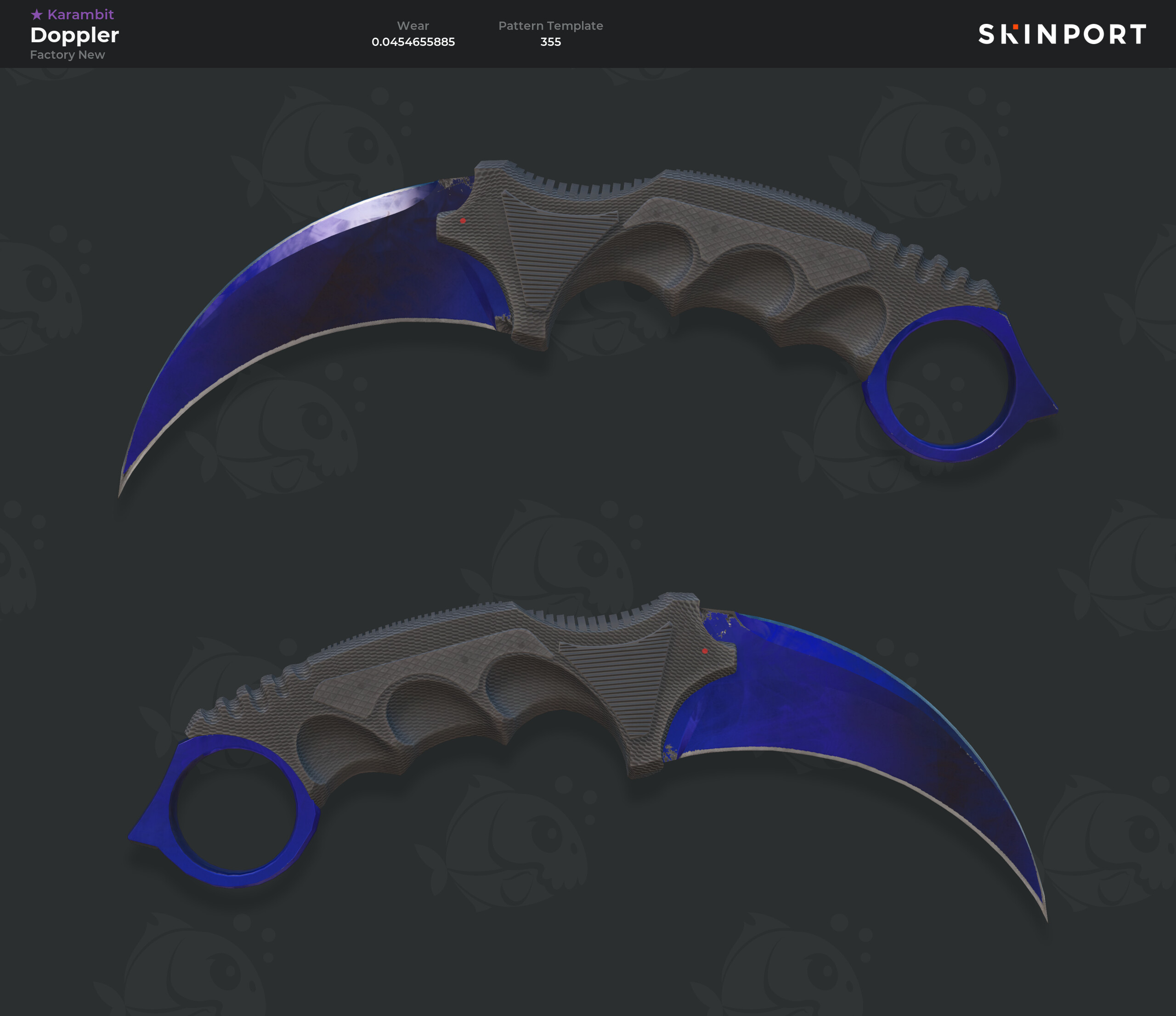 Karambit | Doppler (Factory New) - Counter-Strike 2 - Skinport