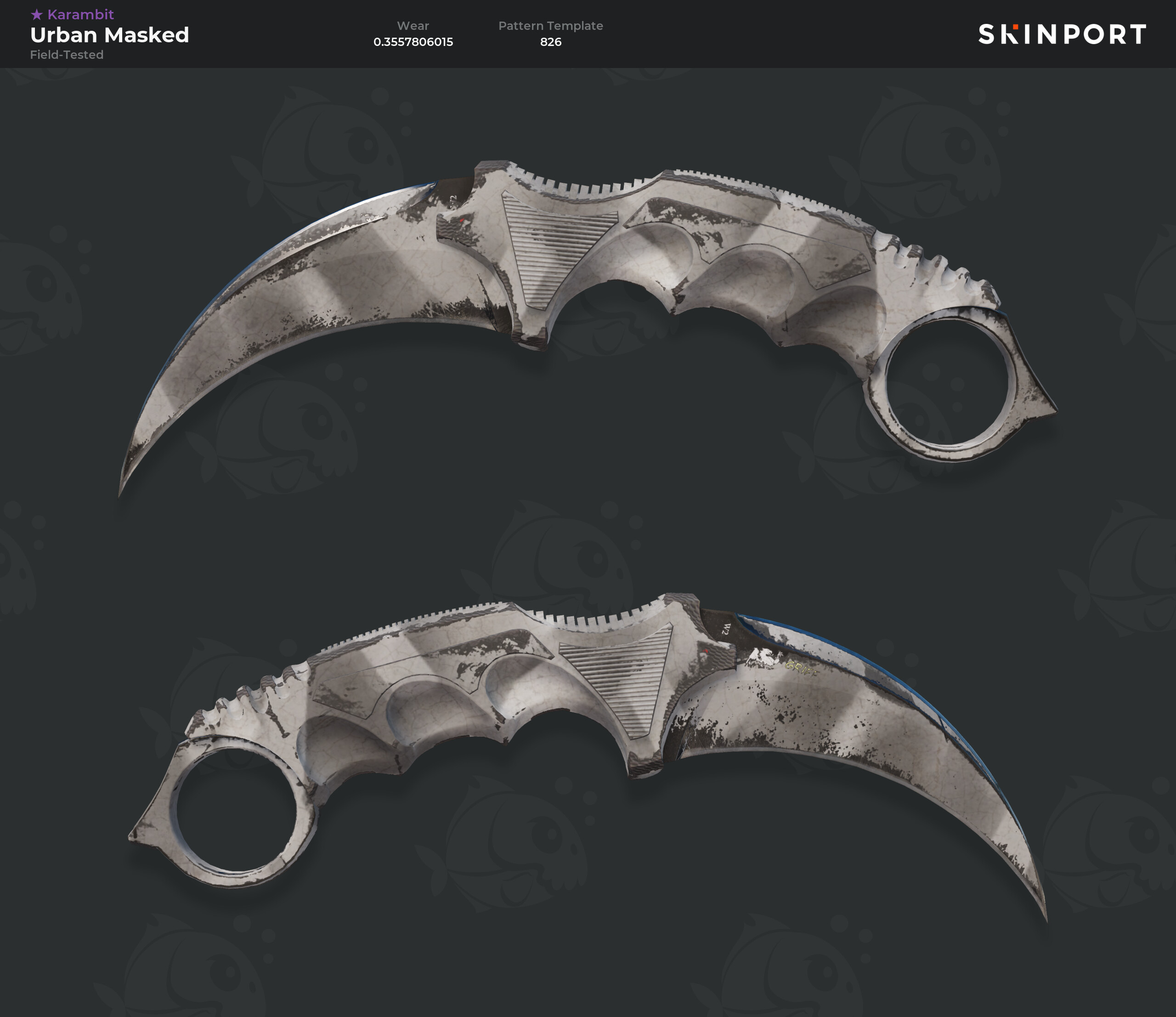 Karambit | Urban Masked (Field-Tested) - Counter-Strike 2 - Skinport