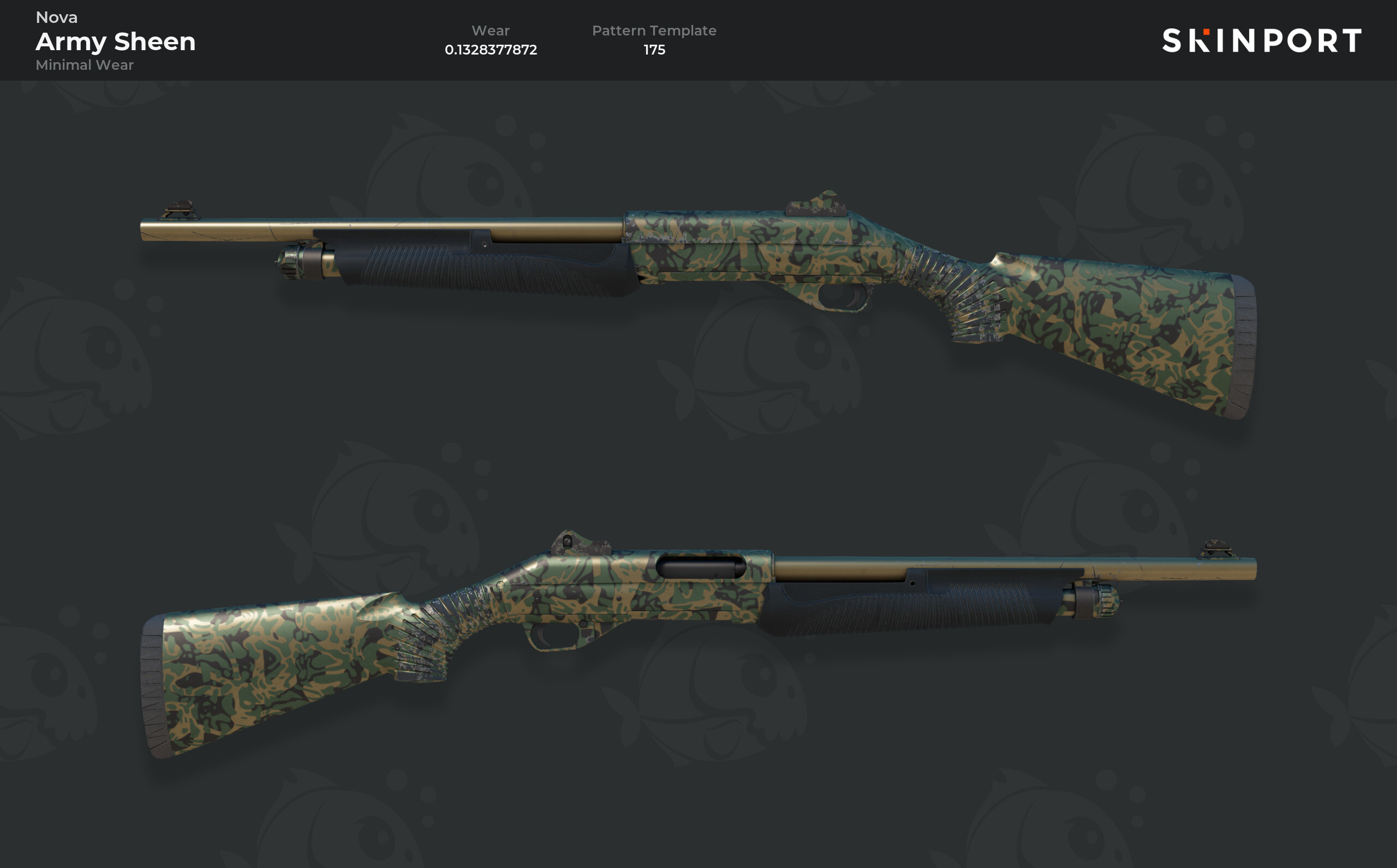 Nova | Army Sheen (Minimal Wear) - Counter-Strike 2 - Skinport