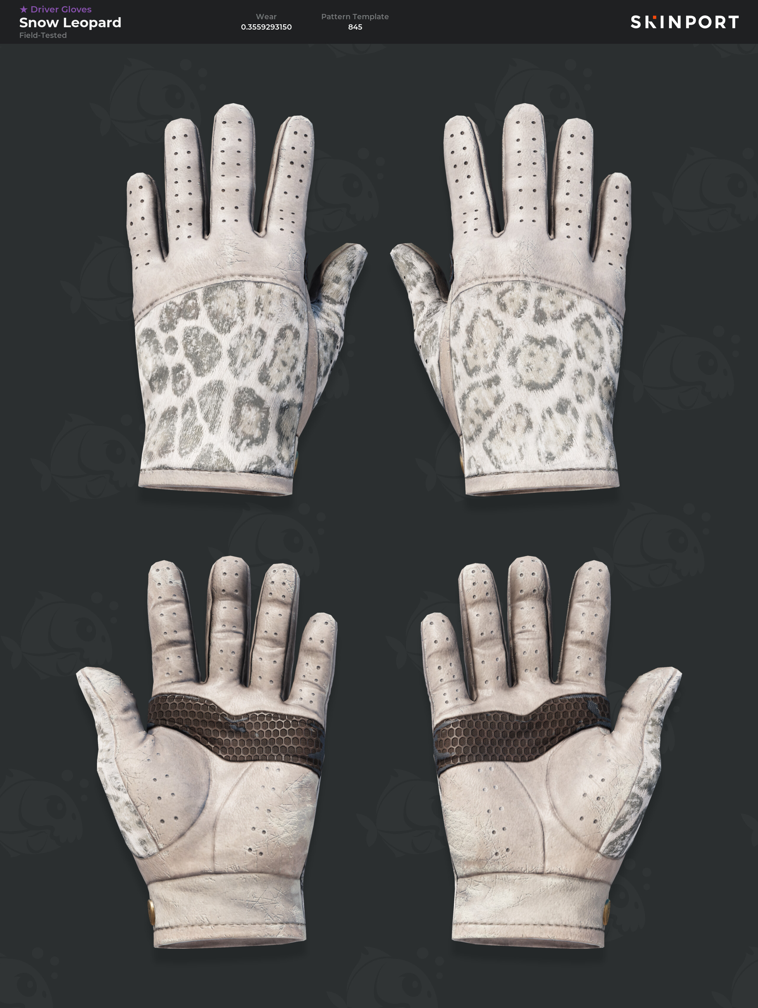 Chauffeurshandschuhe (★) | Schneeleopard (Einsatzerprobt) - Counter ...
