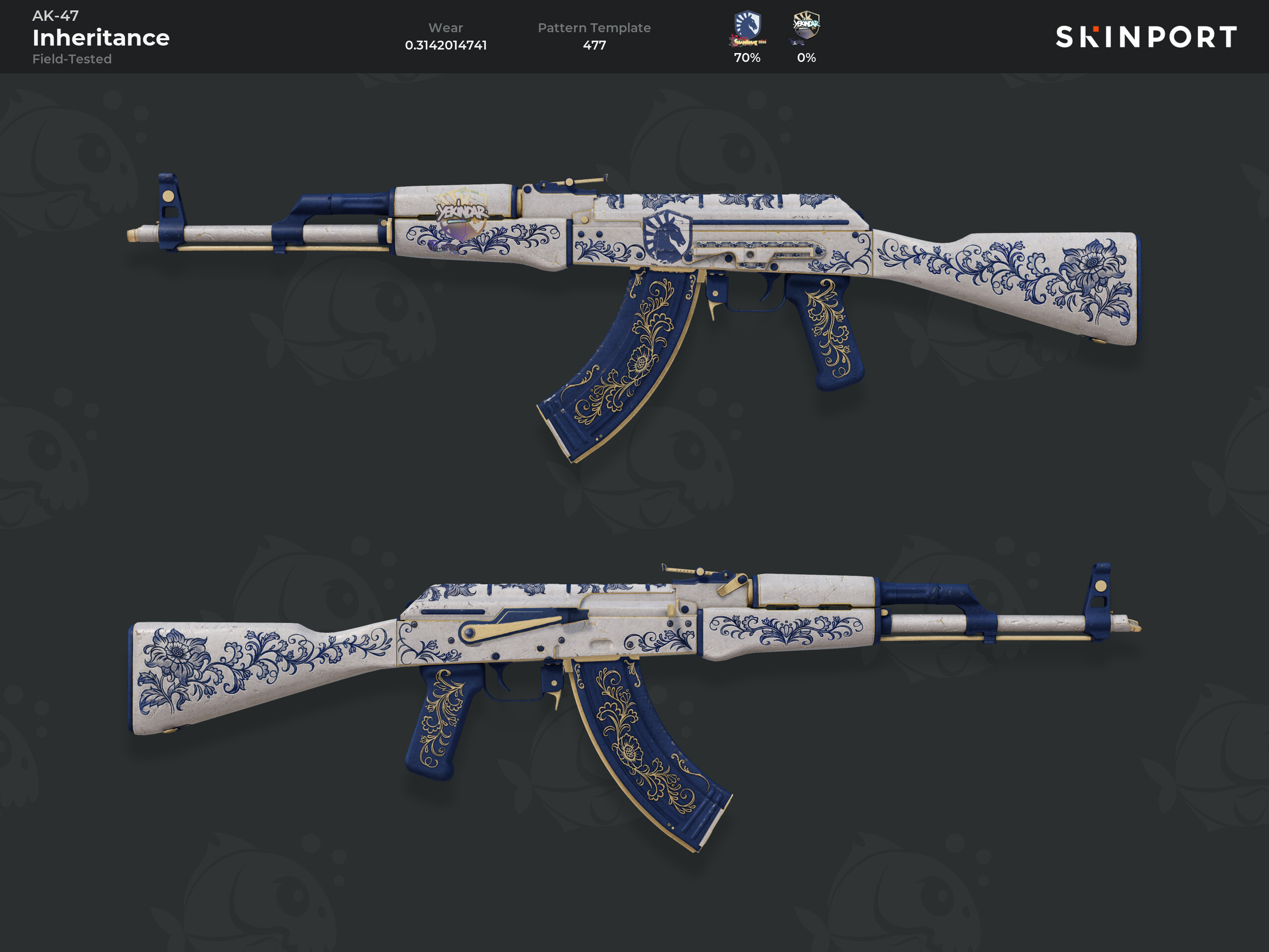 AK-47 | Inheritance (Field-Tested) - Counter-Strike 2 - Skinport
