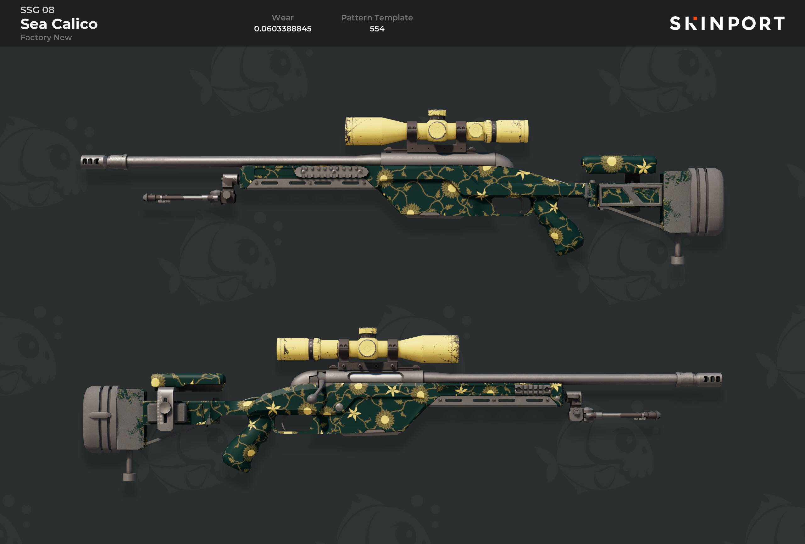 SSG 08 | 海滨印花 (崭新出厂) - Counter-Strike 2 - Skinport