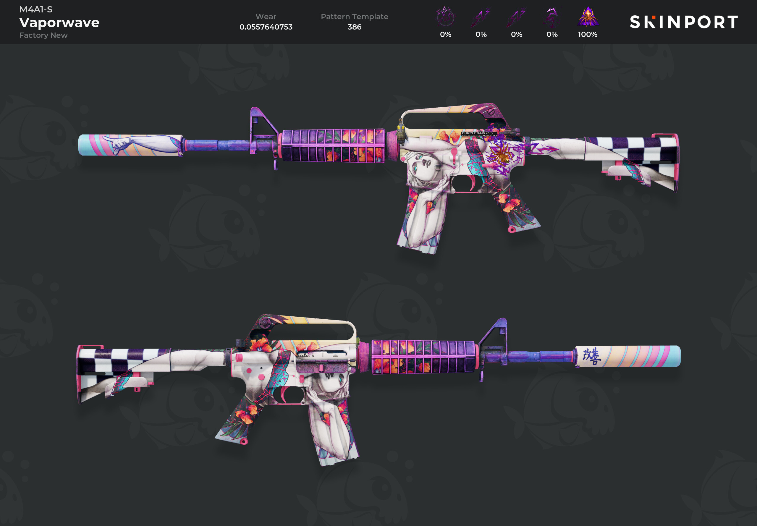 M4A1-S | Vaporwave (Factory New) - Counter-Strike 2 - Skinport