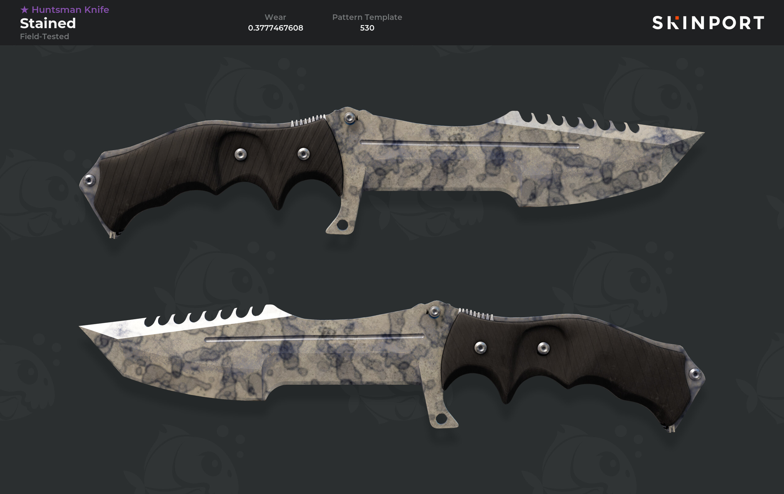 Huntsman Knife | Stained (Field-Tested) - Counter-Strike 2 - Skinport