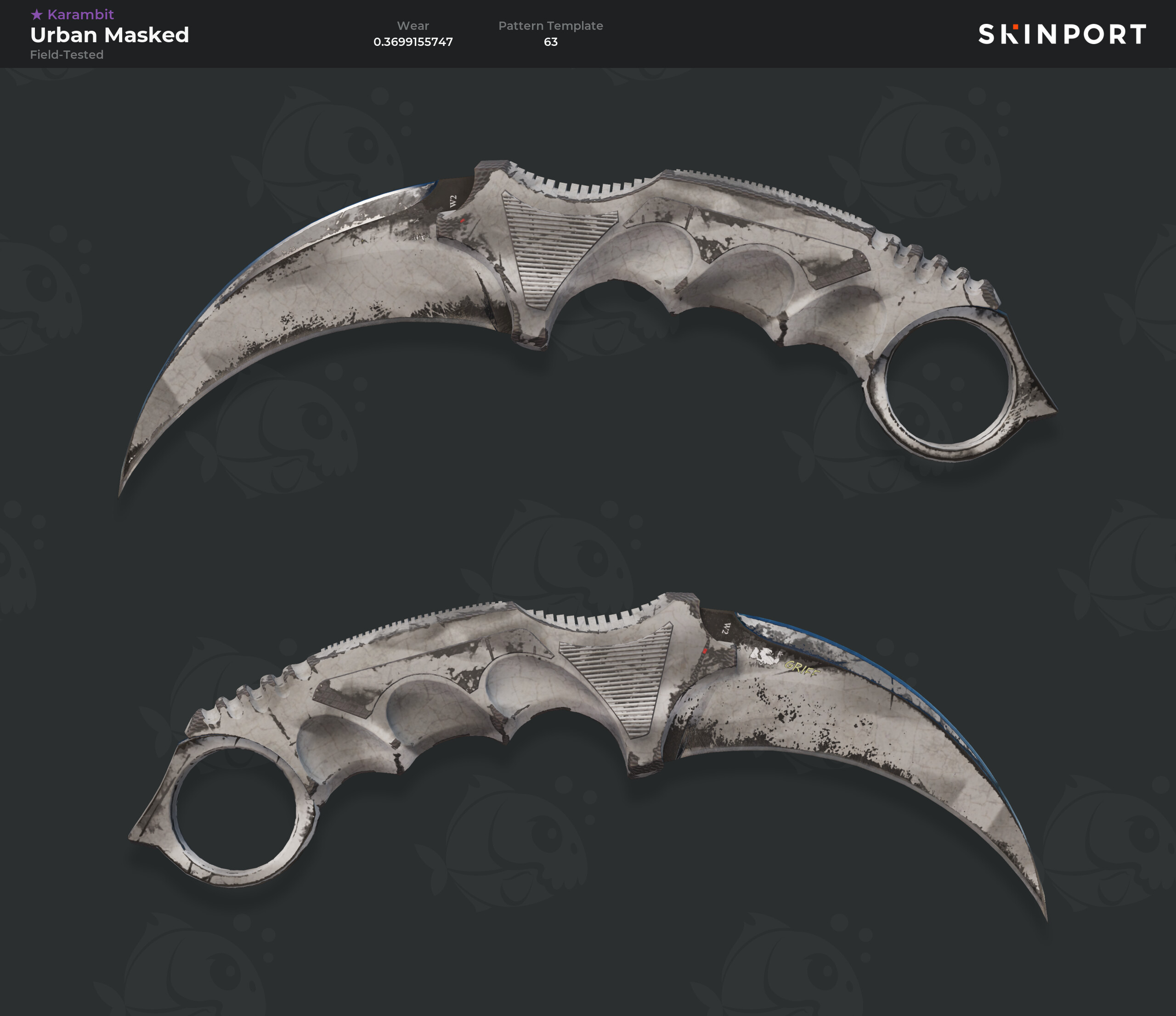 Karambit | Urban Masked (Field-Tested) - Counter-Strike 2 - Skinport