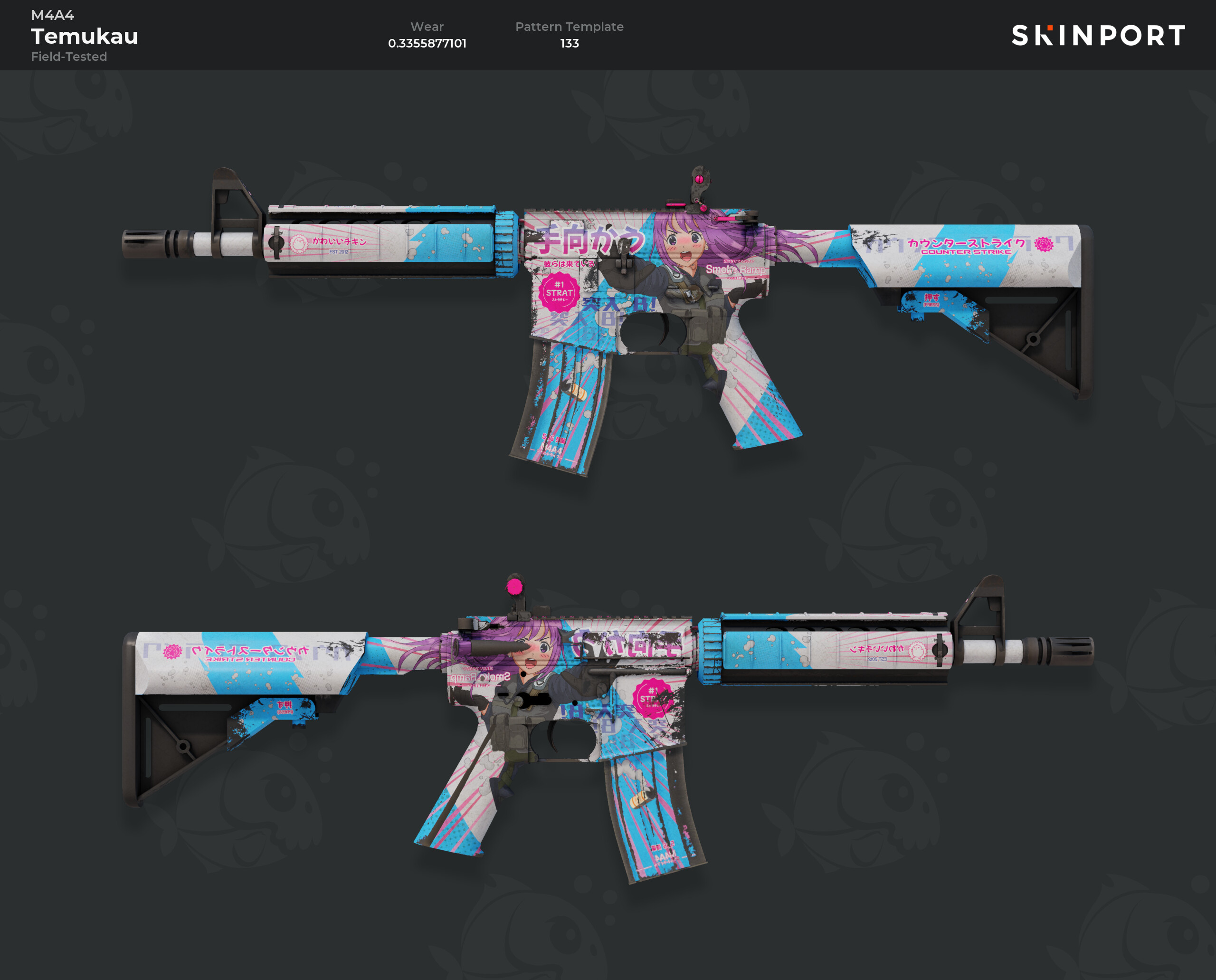 M4A4 | Temukau (Field-Tested) - Counter-Strike 2 - Skinport