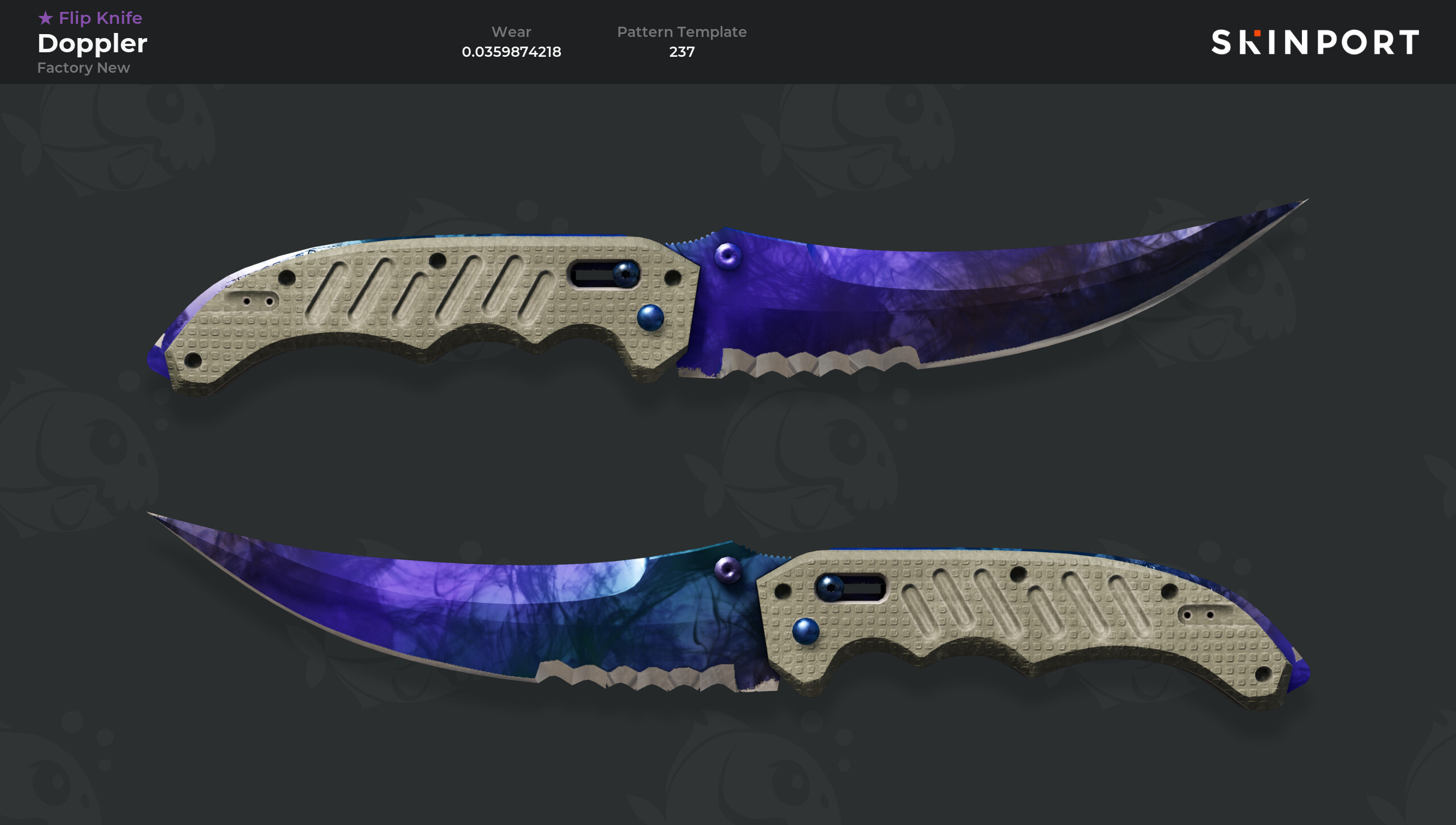 Cuchillo plegable ★ | Doppler (Recién fabricado) - Counter-Strike 2 ...