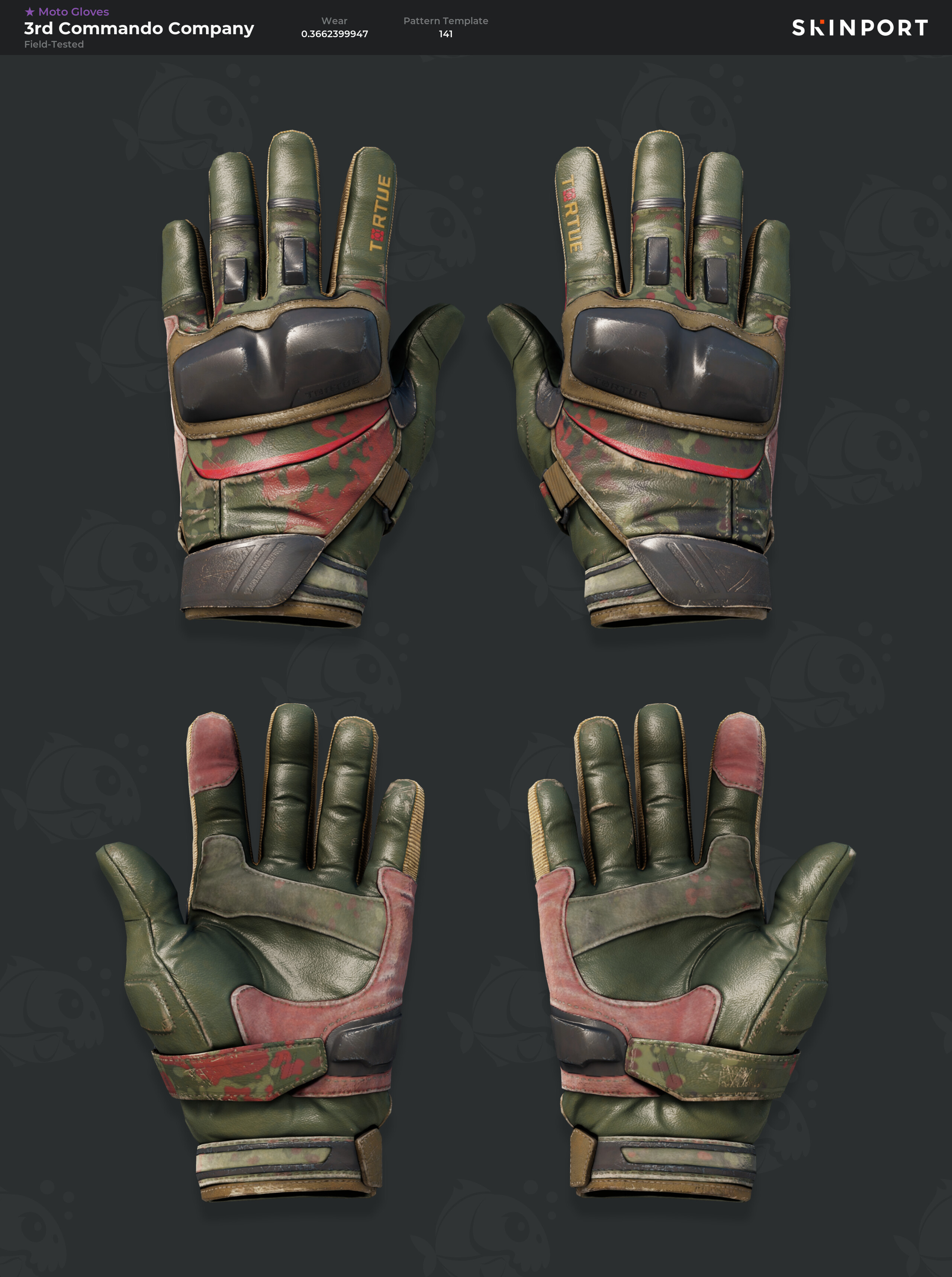 Moto Gloves | 3rd Commando Company (Field-Tested) - Counter-Strike 2 ...
