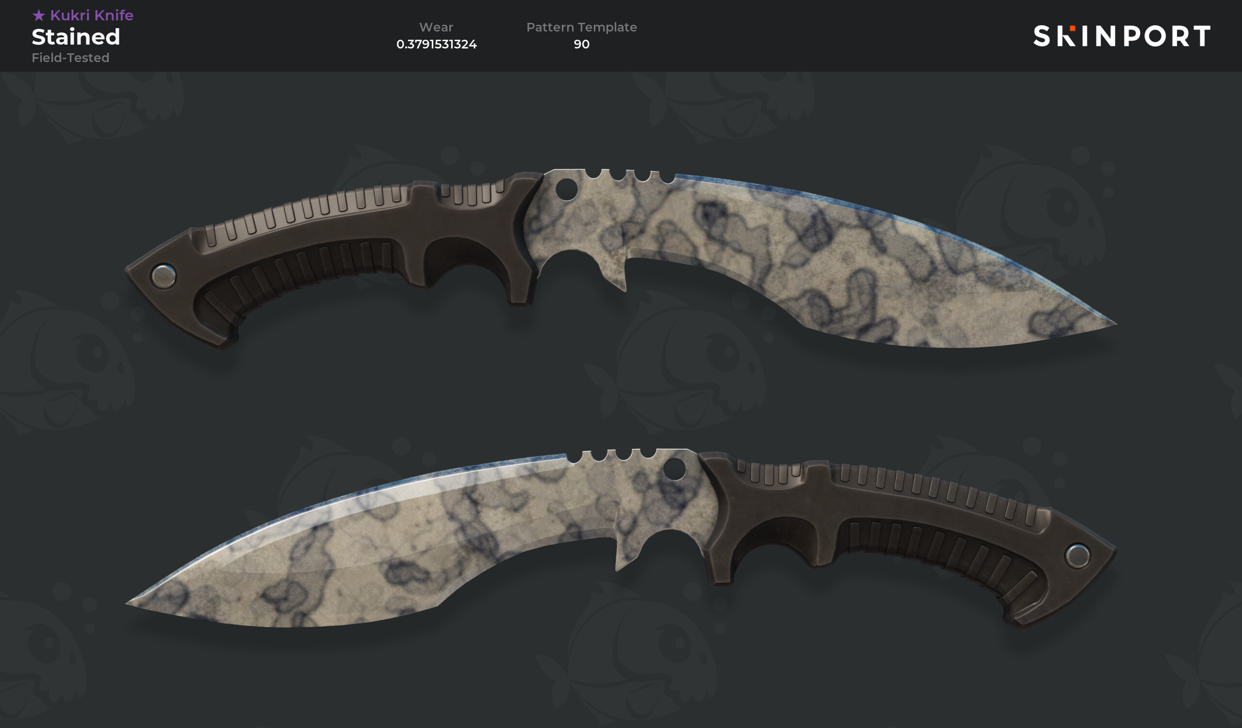 Kukri Knife | Stained (Field-Tested) - Counter-Strike 2 - Skinport