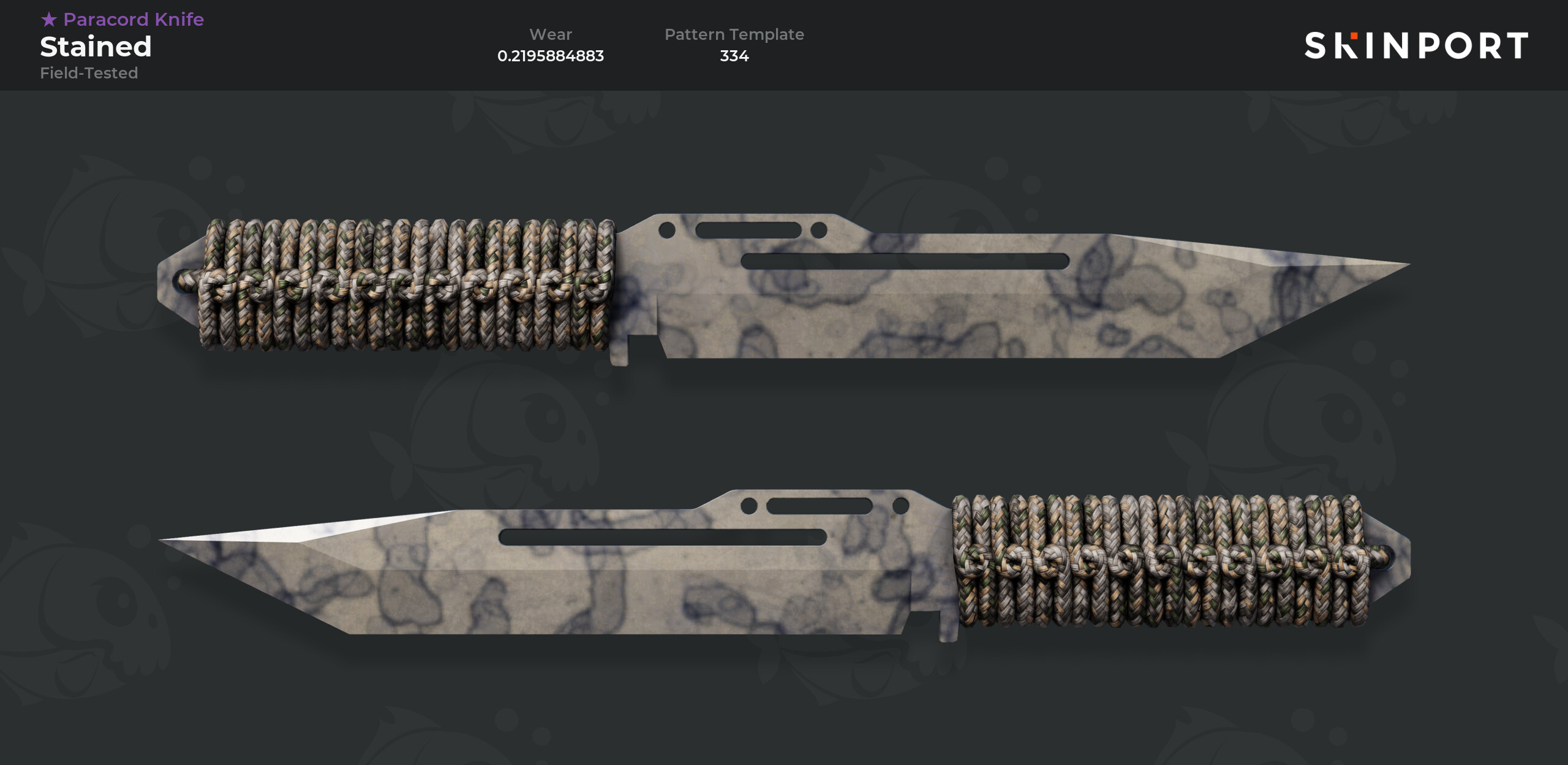 Paracord Knife | Stained (Field-Tested) - Counter-Strike 2 - Skinport