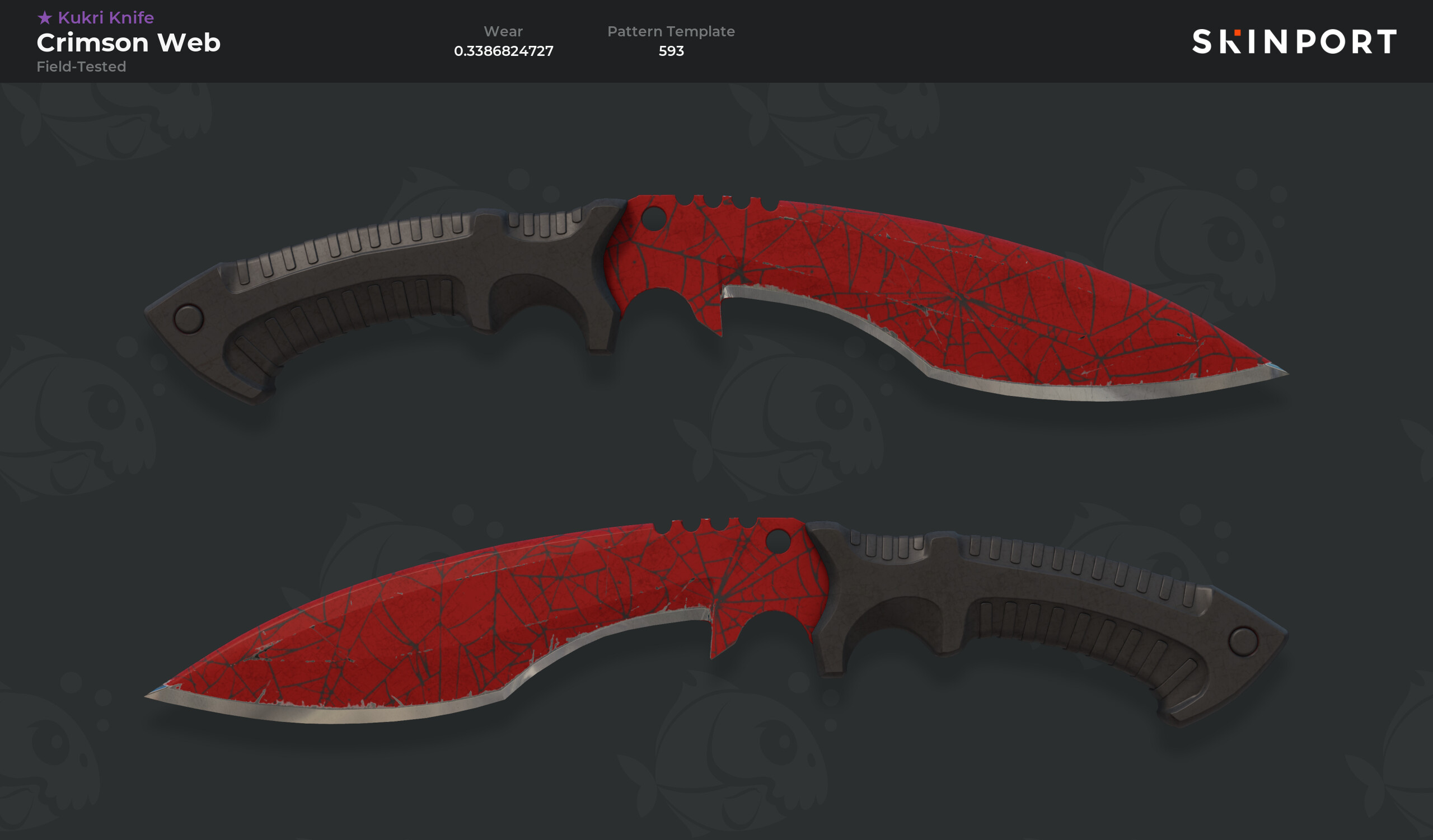 Kukri Knife | Crimson Web (Field-Tested) - Counter-Strike 2 - Skinport