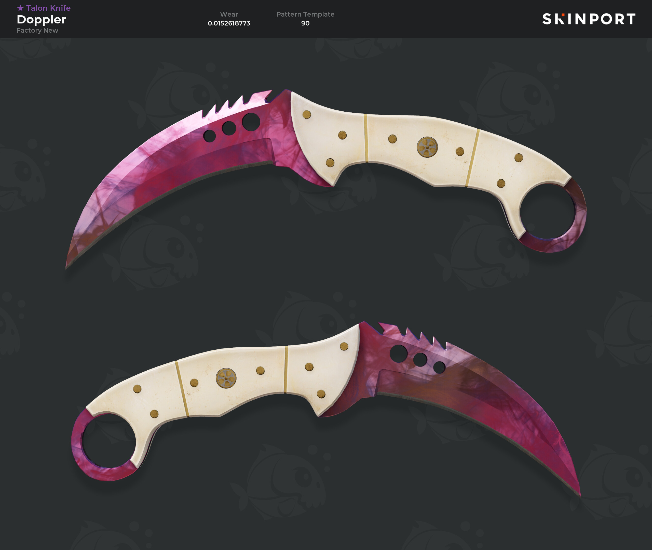 Talon-Messer (★) | Doppler (Fabrikneu) - Counter-Strike 2 - Skinport