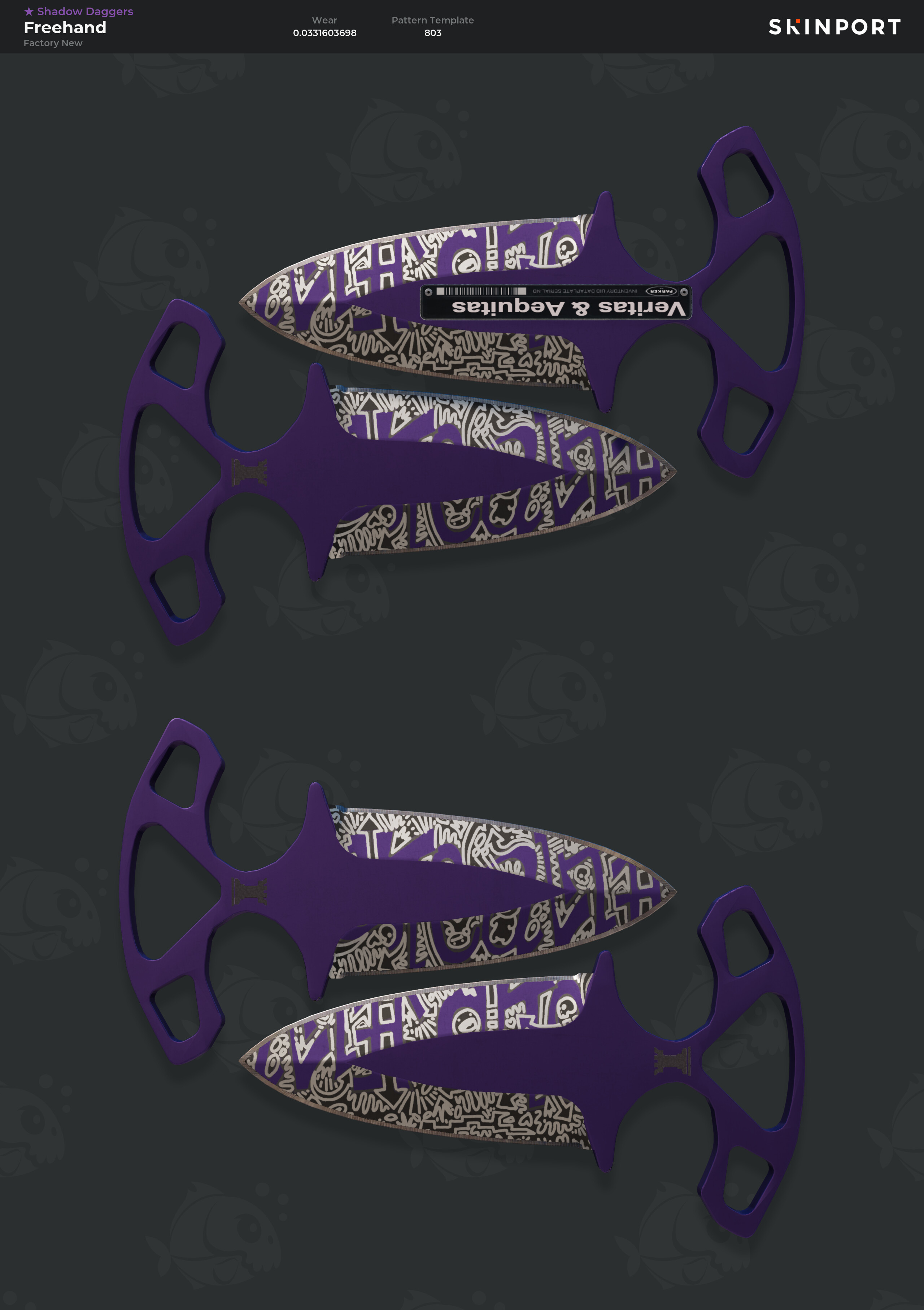 Shadow Daggers | Freehand (Factory New) - Counter-Strike 2 - Skinport