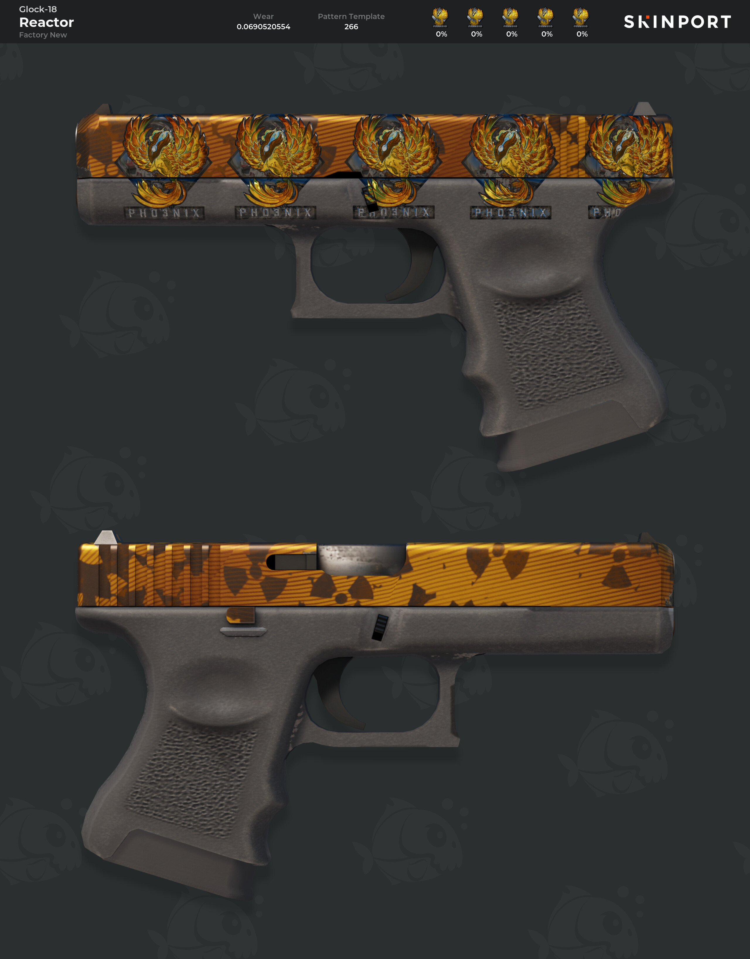 Glock-18 | Reactor (Factory New) - Counter-Strike 2 - Skinport