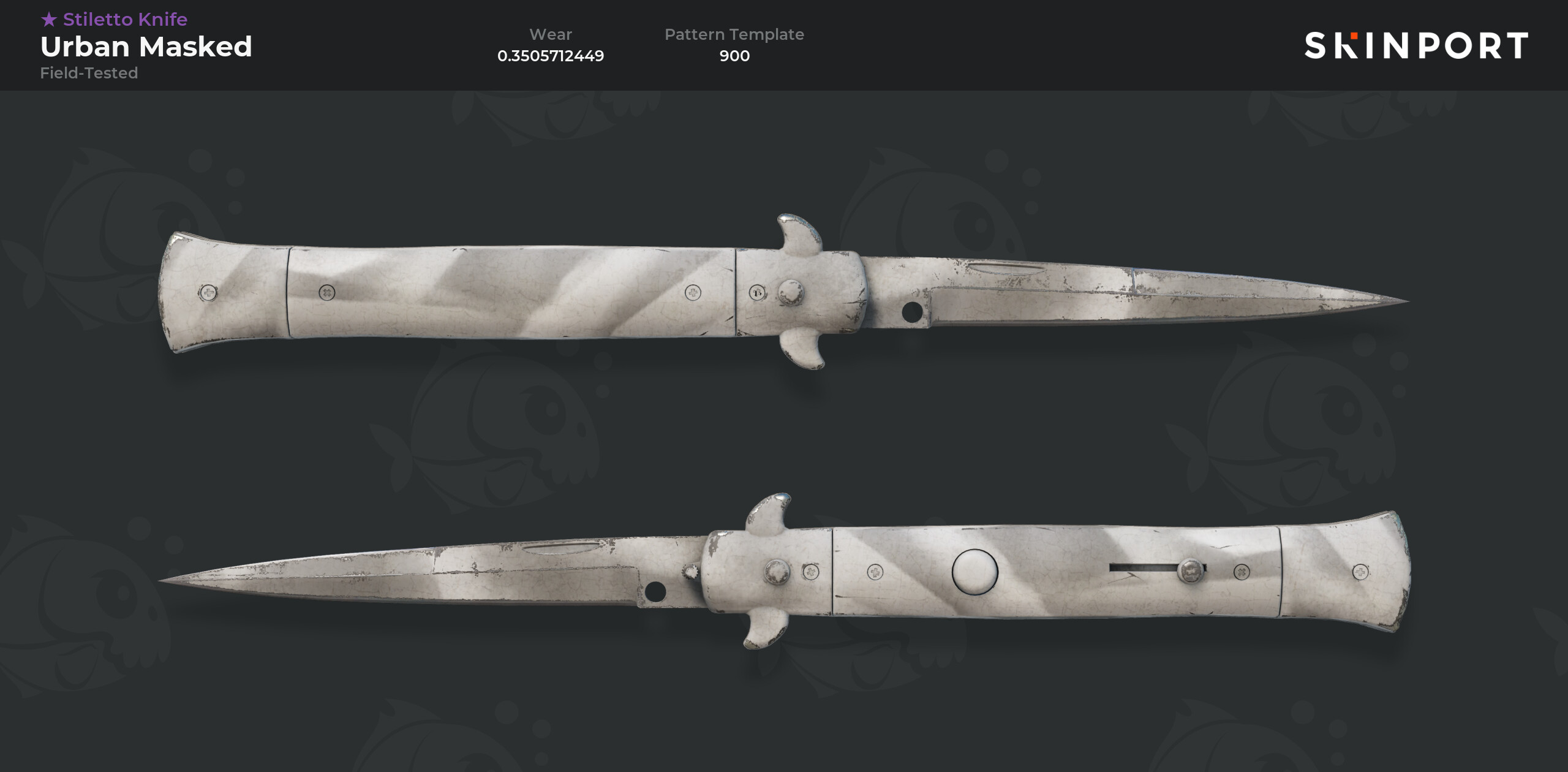 Stiletto Knife | Urban Masked (Field-Tested) - Counter-Strike 2 - Skinport