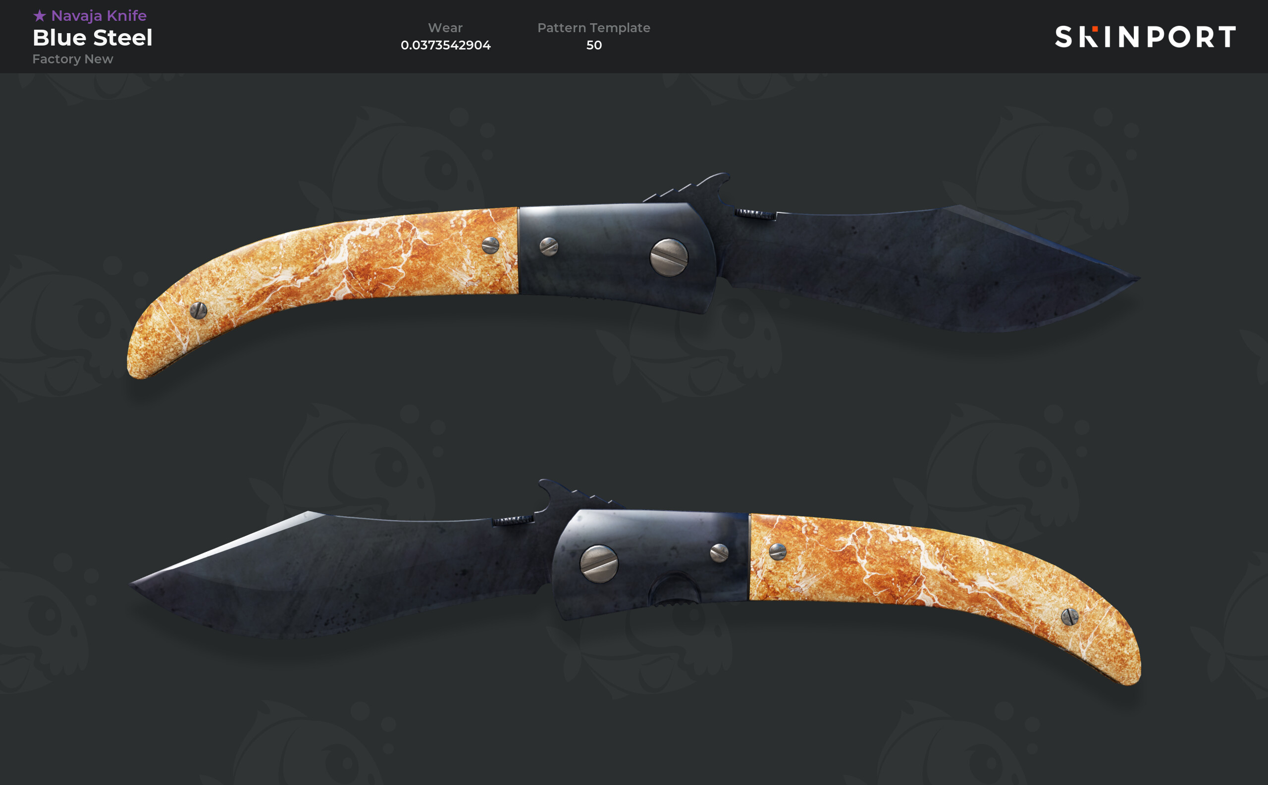 Navaja Knife | Blue Steel (Factory New) - Counter-Strike 2 - Skinport