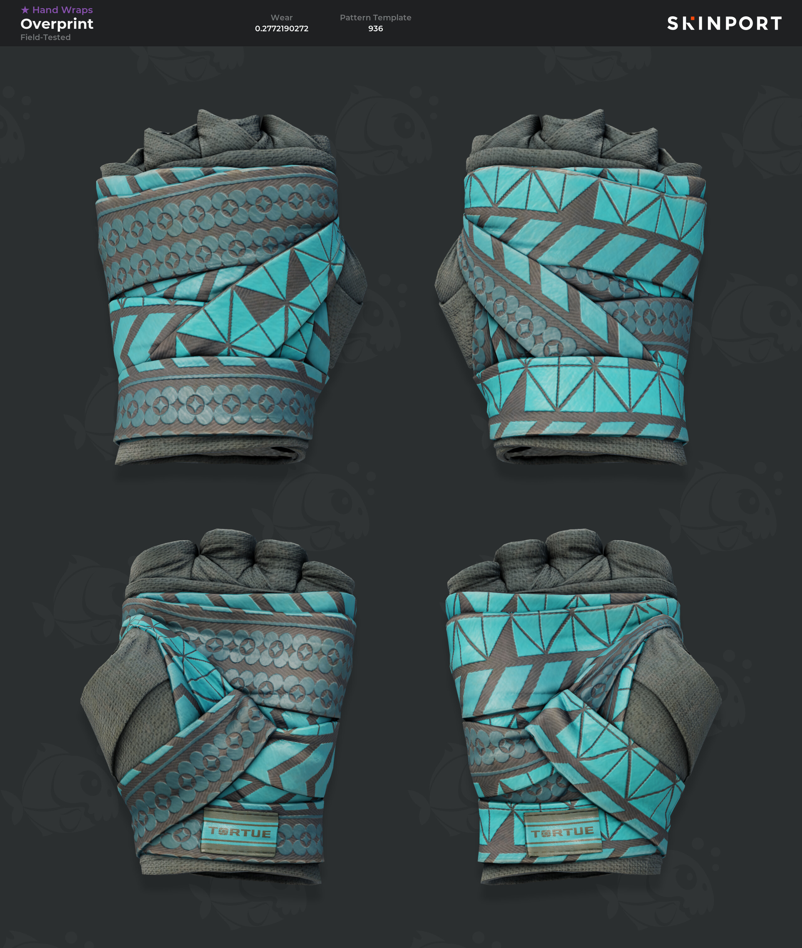 Hand Wraps | Overprint (Field-Tested) - Counter-Strike 2 - Skinport