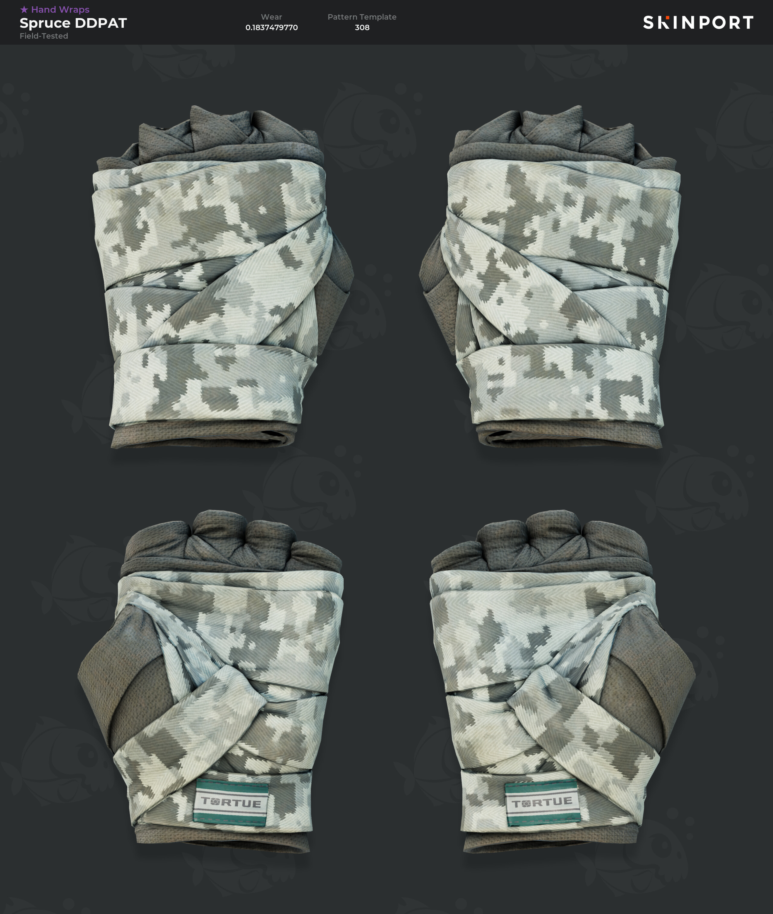 Hand Wraps | Spruce DDPAT (Field-Tested) - Counter-Strike 2 - Skinport