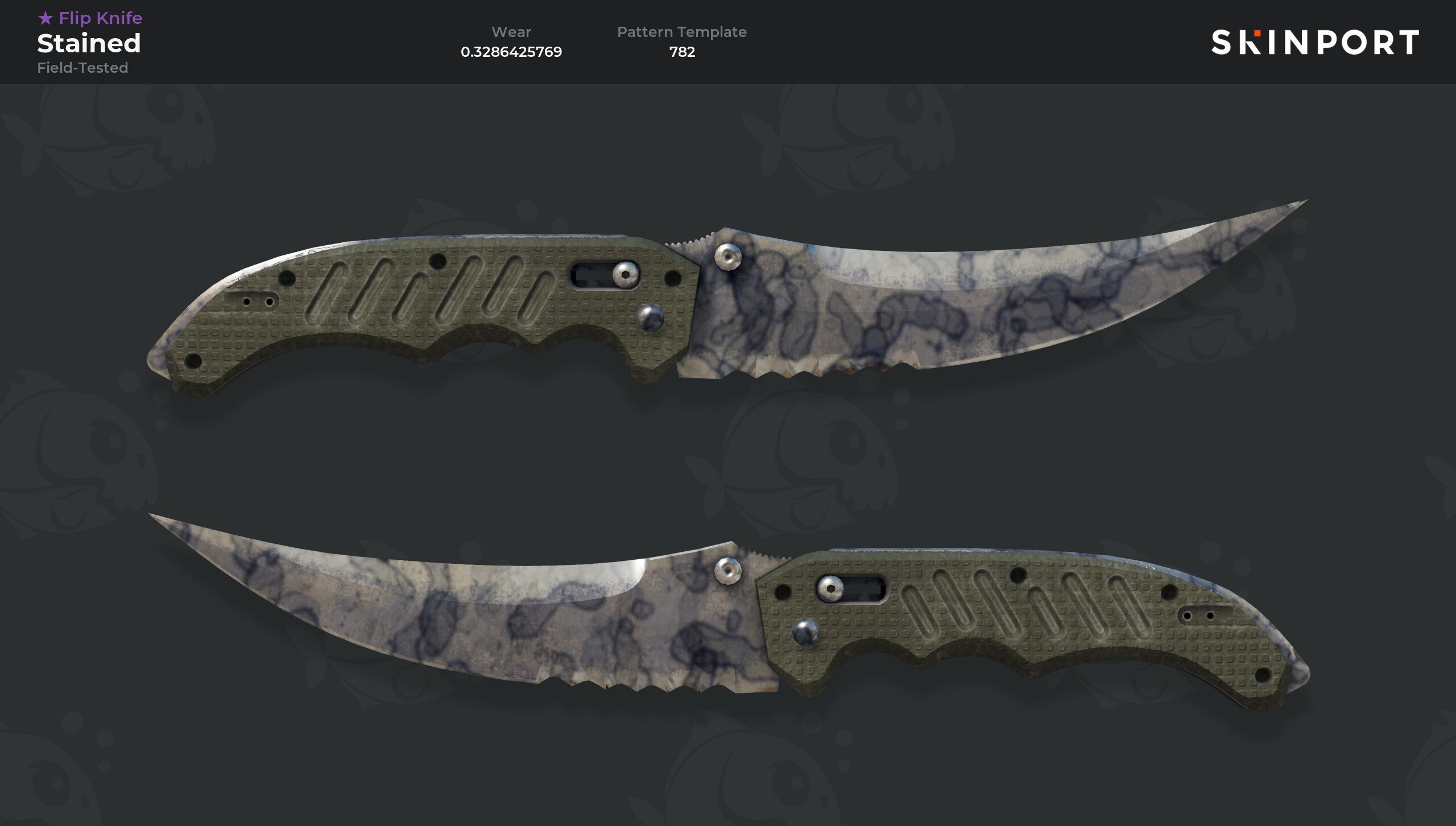 Flip Knife | Stained (Field-Tested) - Counter-Strike 2 - Skinport