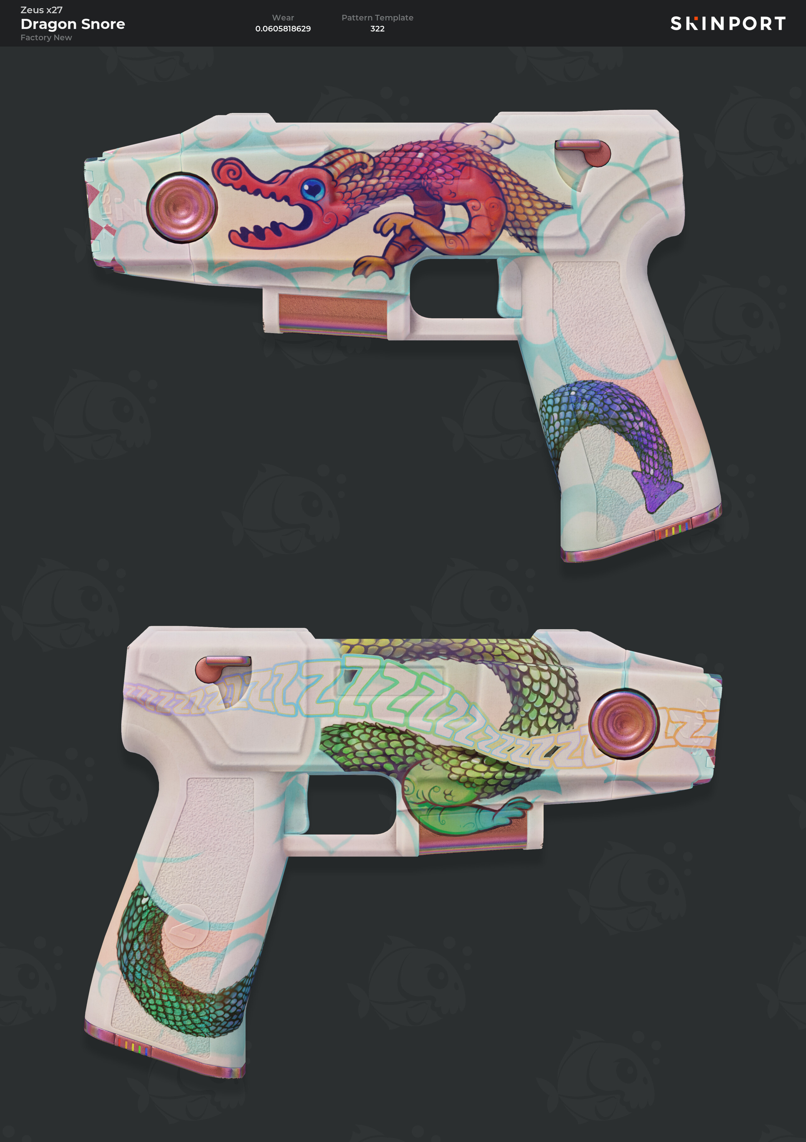 Zeus x27 | Dragon Snore (Factory New) - Counter-Strike 2 - Skinport