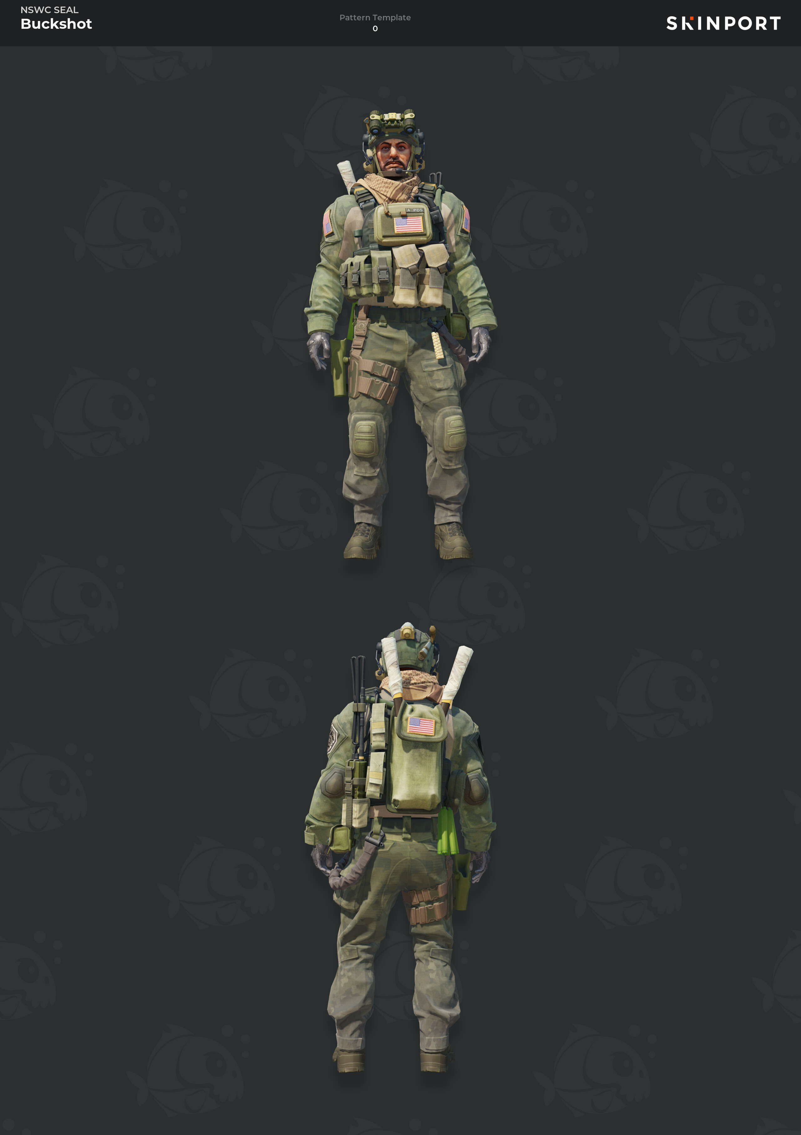 Buckshot | NSWC SEAL - Counter-Strike 2 - Skinport