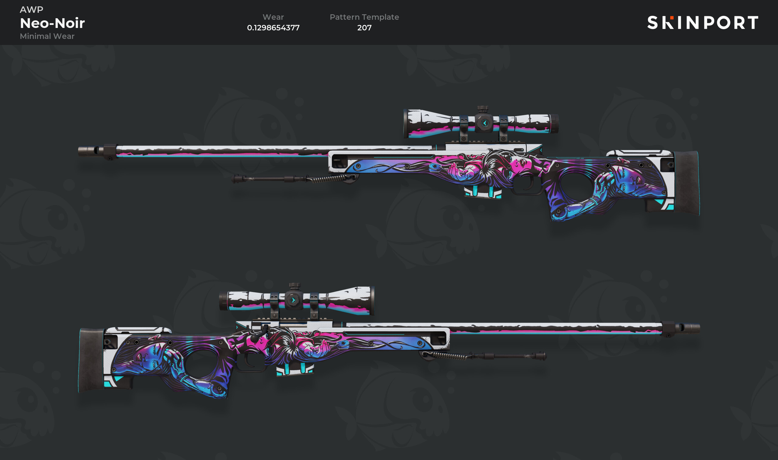 AWP | Neo-Noir (Minimal Wear) - Counter-Strike 2 - Skinport