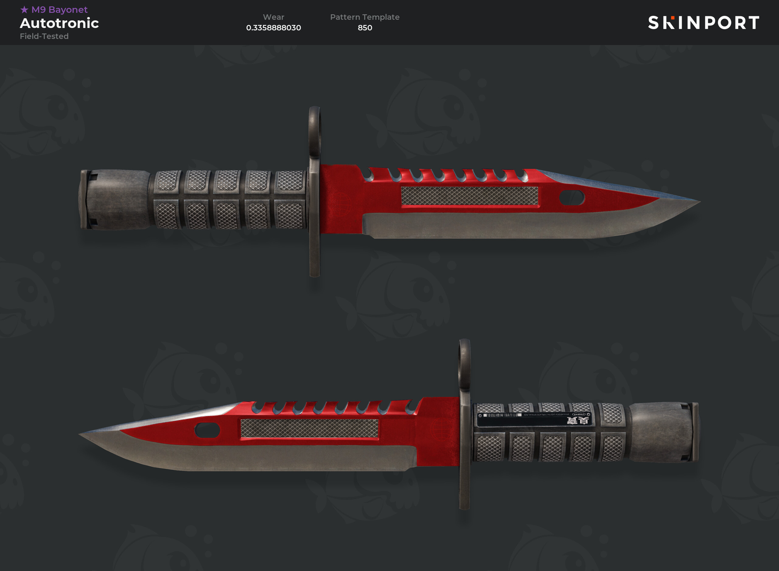 M9 Bayonet | Autotronic (Field-Tested) - Counter-Strike 2 - Skinport