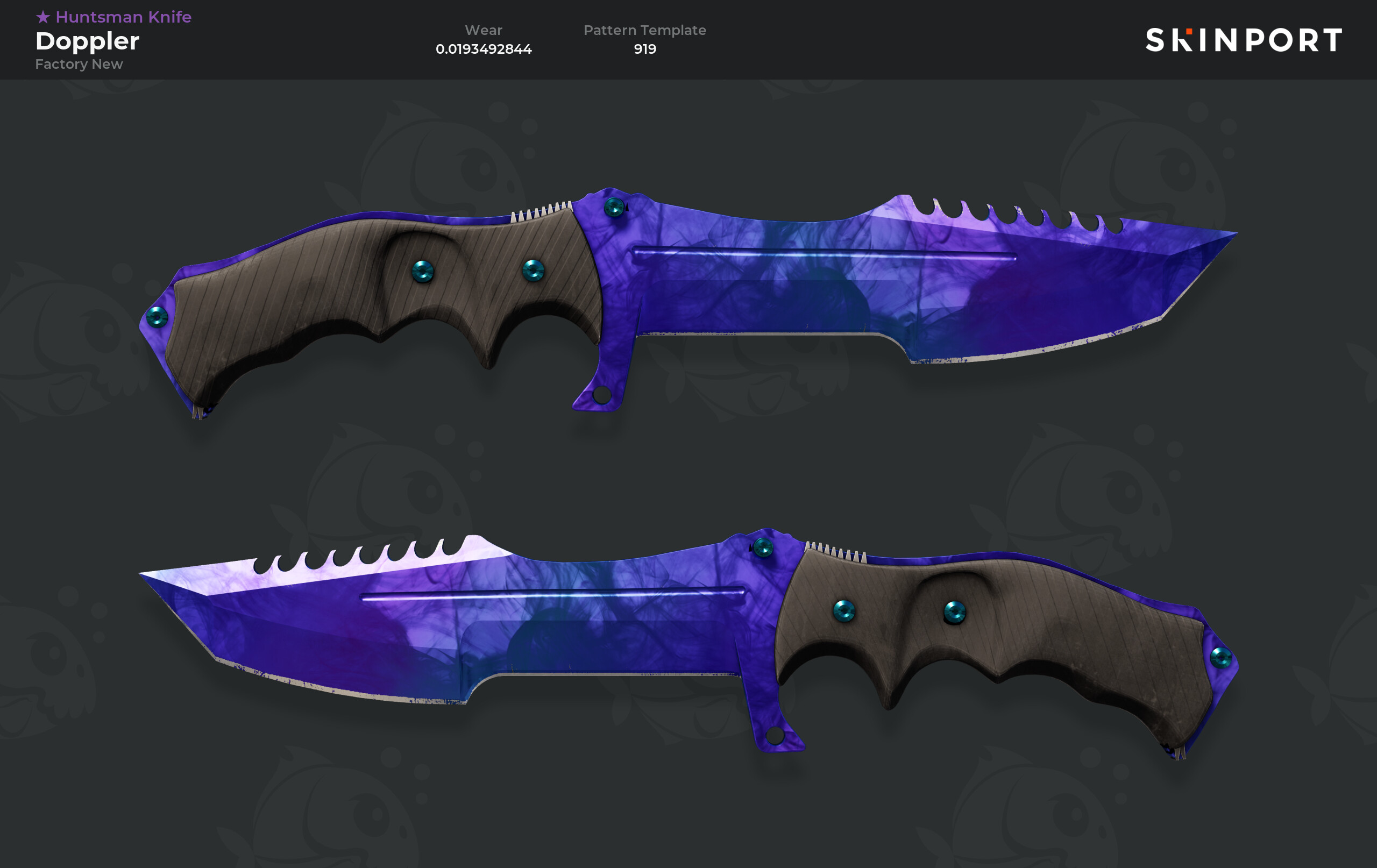 Jagdmesser (★) | Doppler (Fabrikneu) - Counter-Strike 2 - Skinport