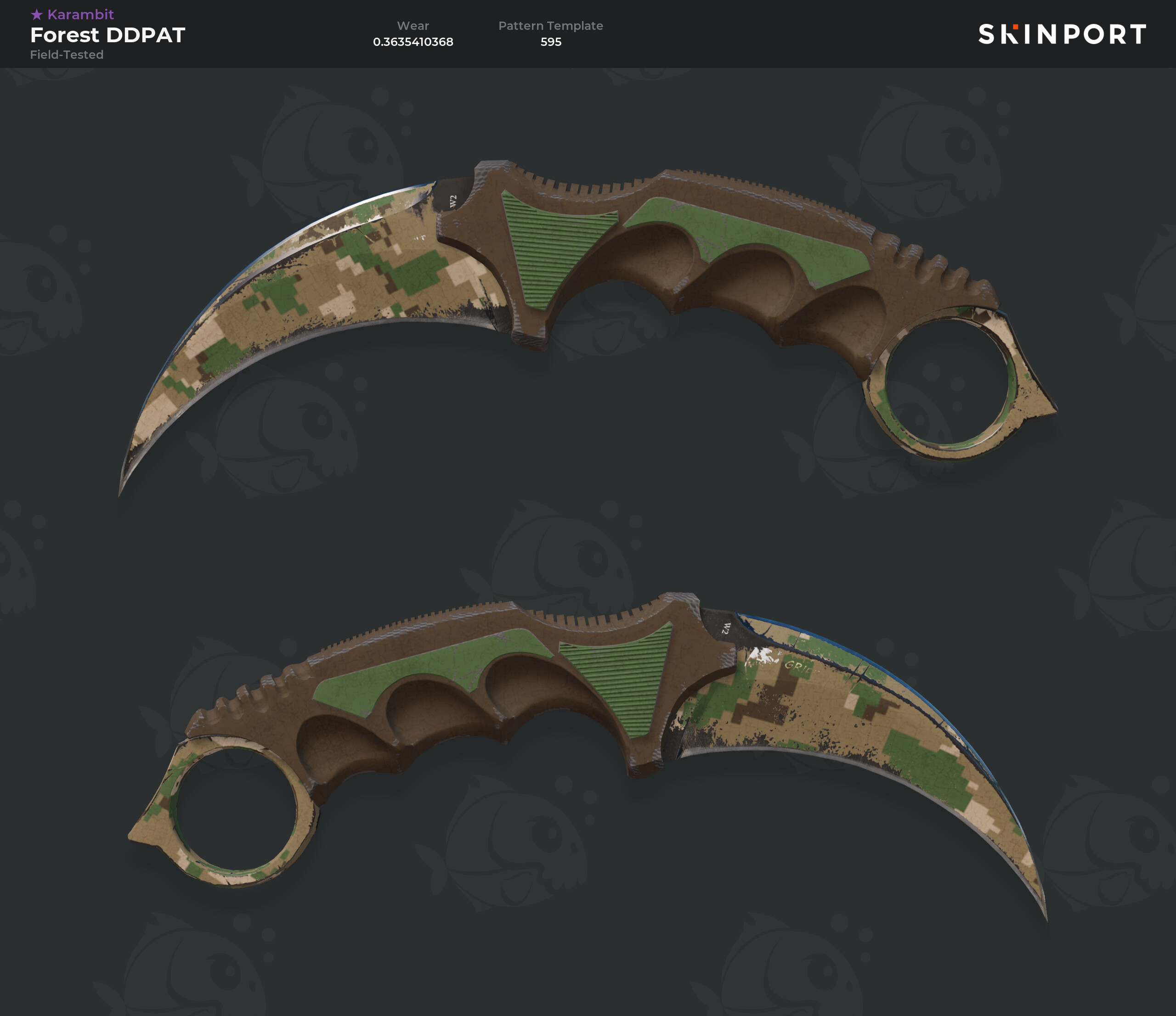 Karambit | Forest DDPAT (Field-Tested) - Counter-Strike 2 - Skinport