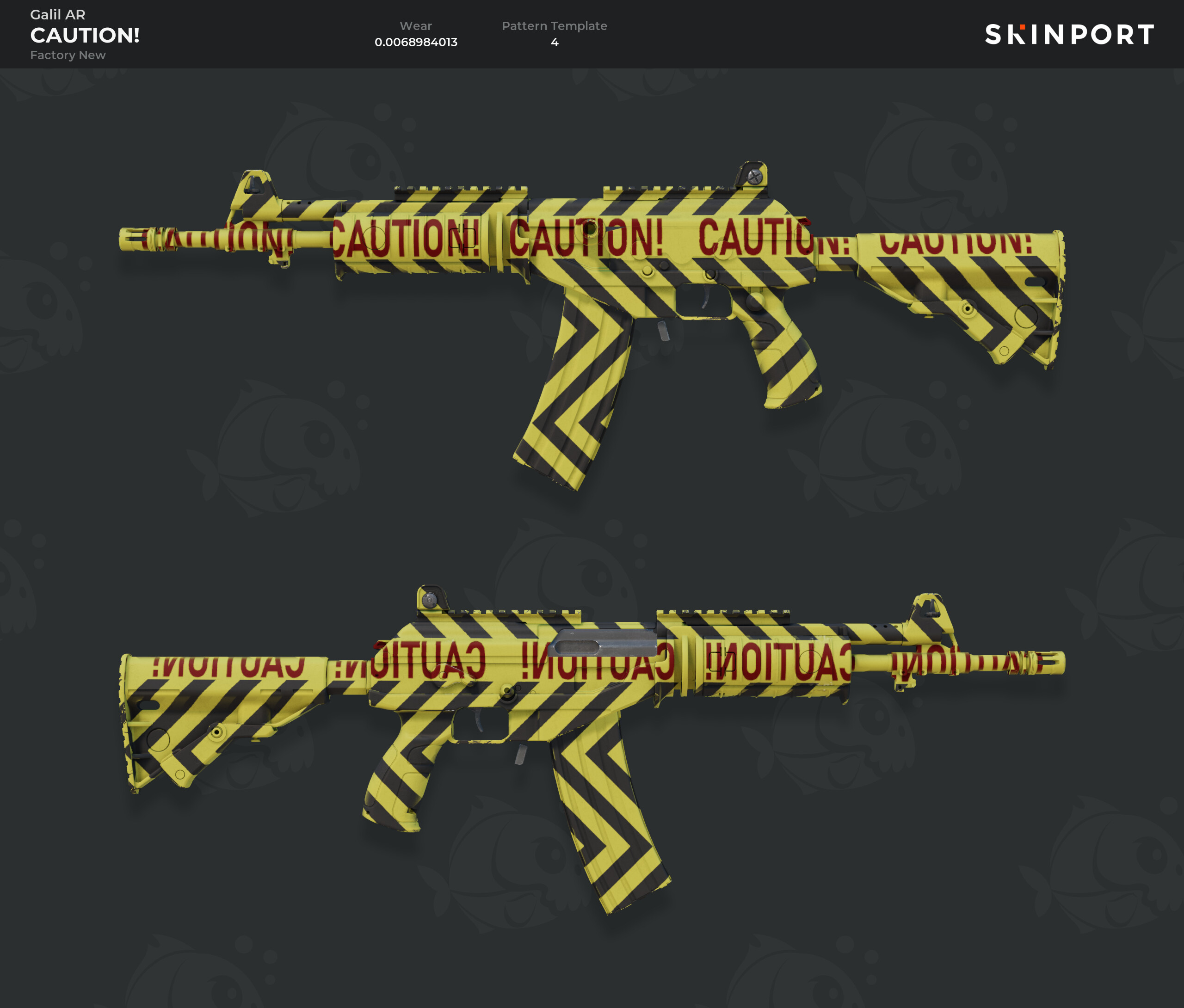 Galil AR | CAUTION! (Factory New) - Counter-Strike 2 - Skinport