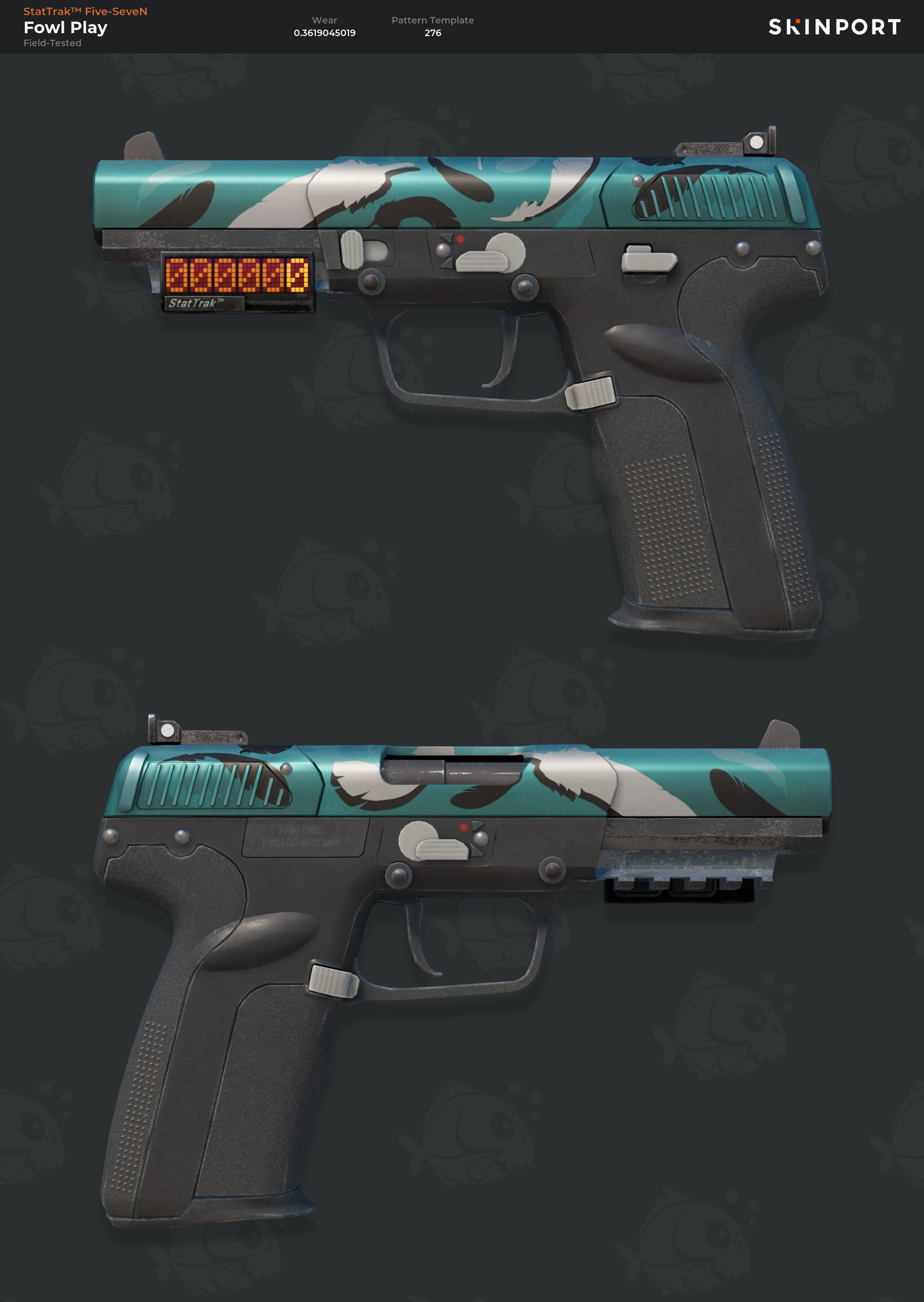 StatTrak™ Five-SeveN | Fowl Play (Field-Tested) - Counter-Strike 2 ...