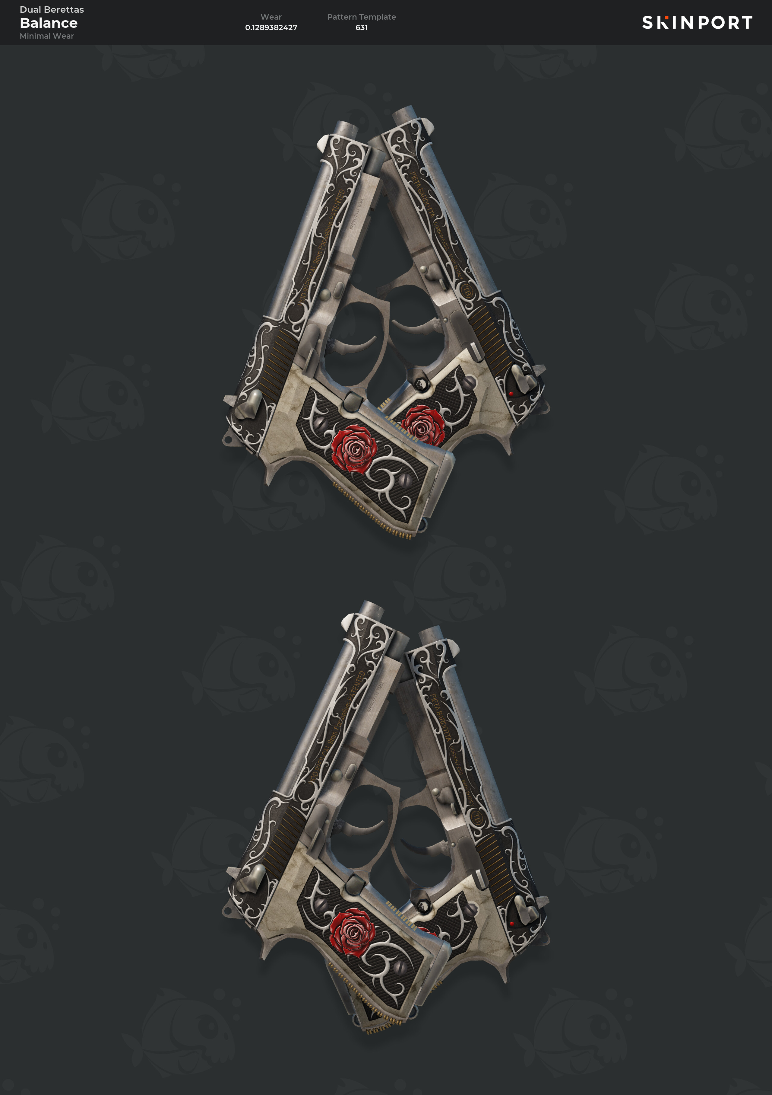 Dual Berettas | Balance (Minimal Wear) - Counter-Strike 2 - Skinport