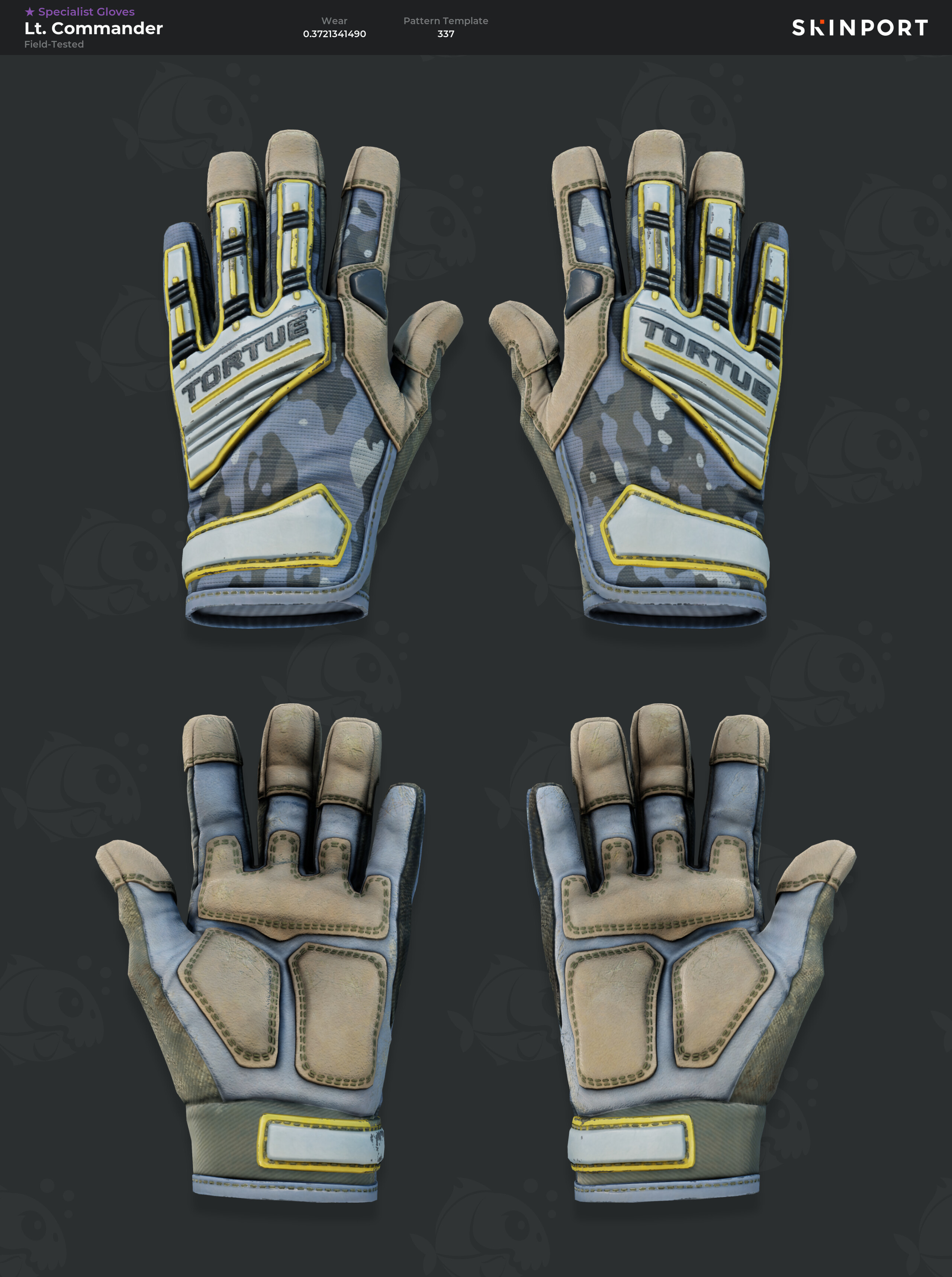 Specialist Gloves | Lt. Commander (Field-Tested) - Counter-Strike 2 ...